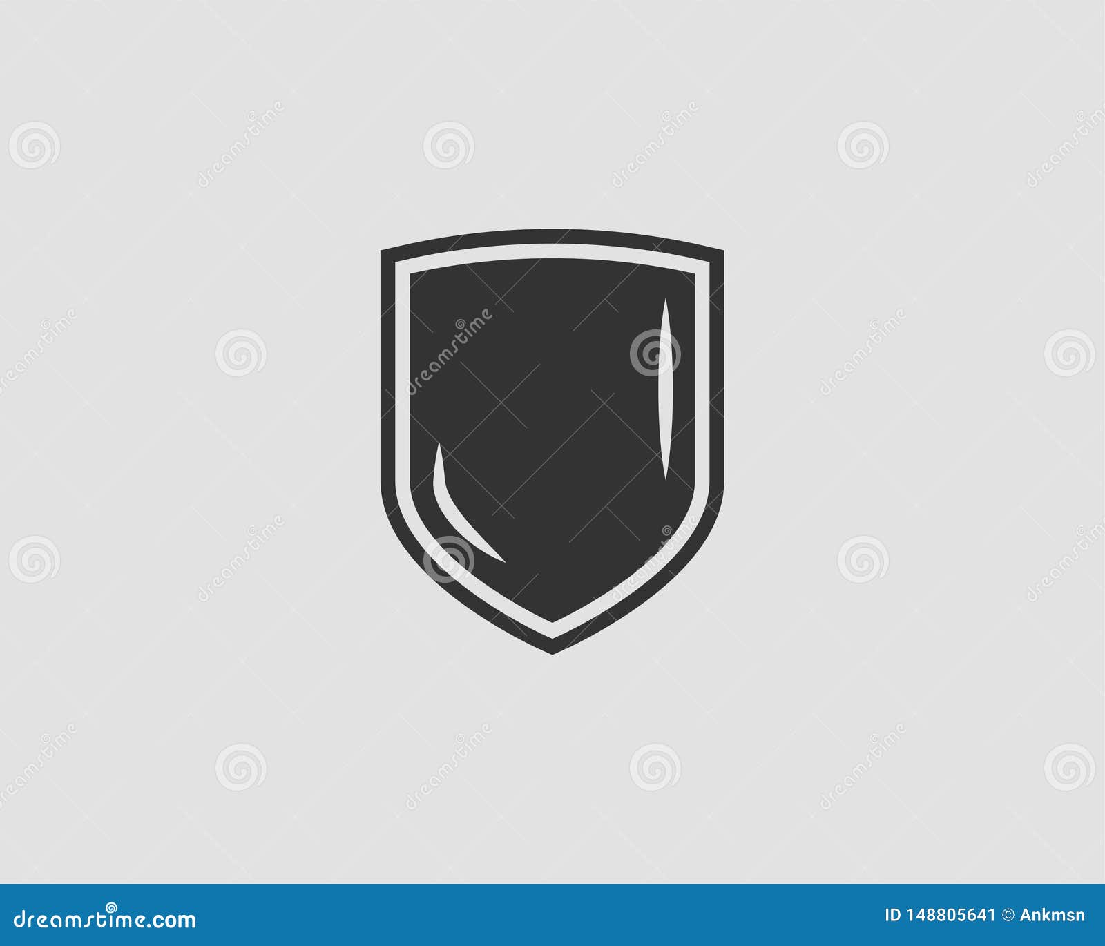 Shield Icon Vector. Safe and Protect Logo Stock Vector - Illustration ...