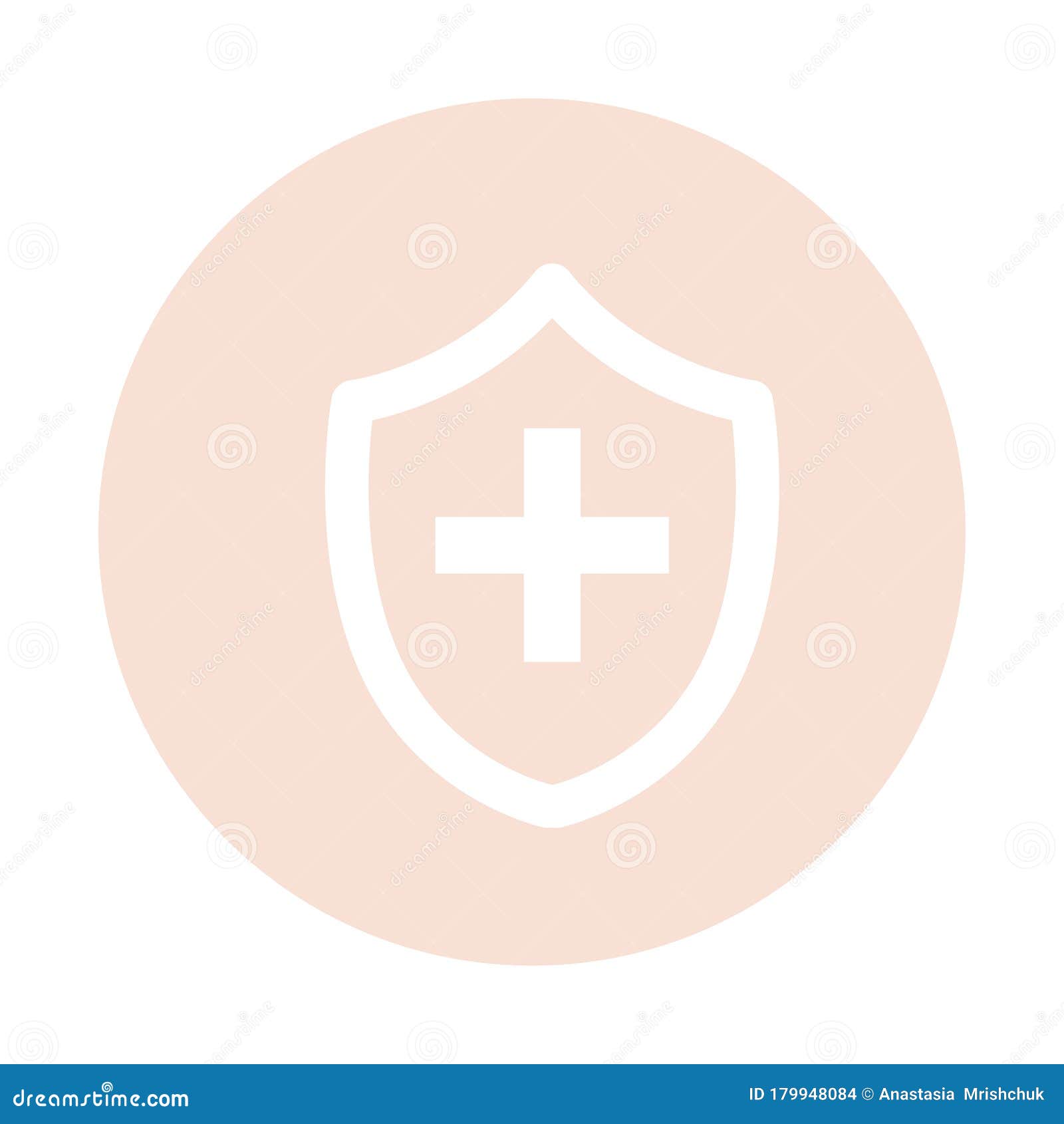 Shield Icon on a White Background. Vector Illustration Stock ...