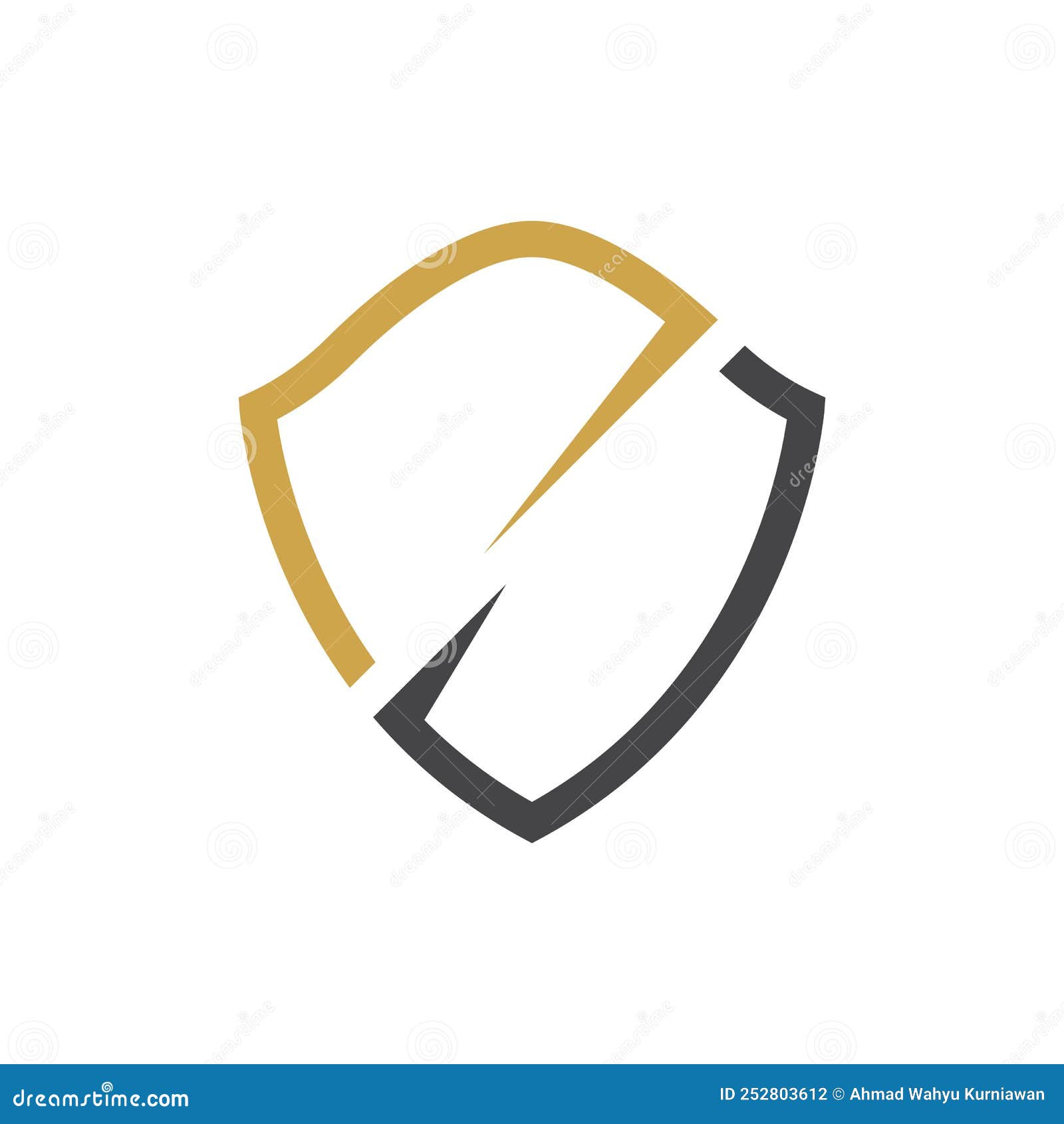 Shield illustration stock vector. Illustration of defense - 252803612