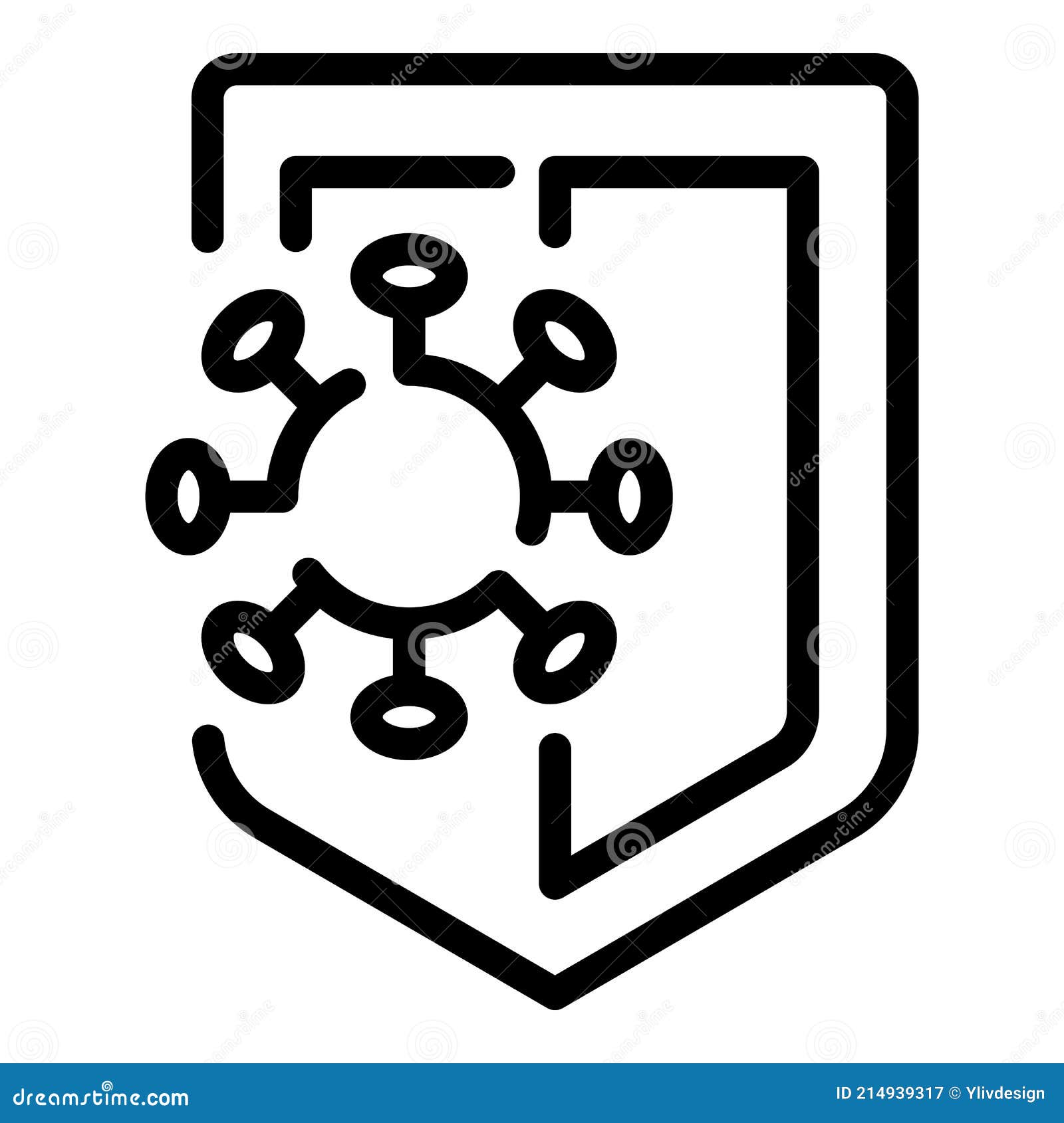 Immune Icon. Thin Linear Immune Outline Icon Isolated On White ...