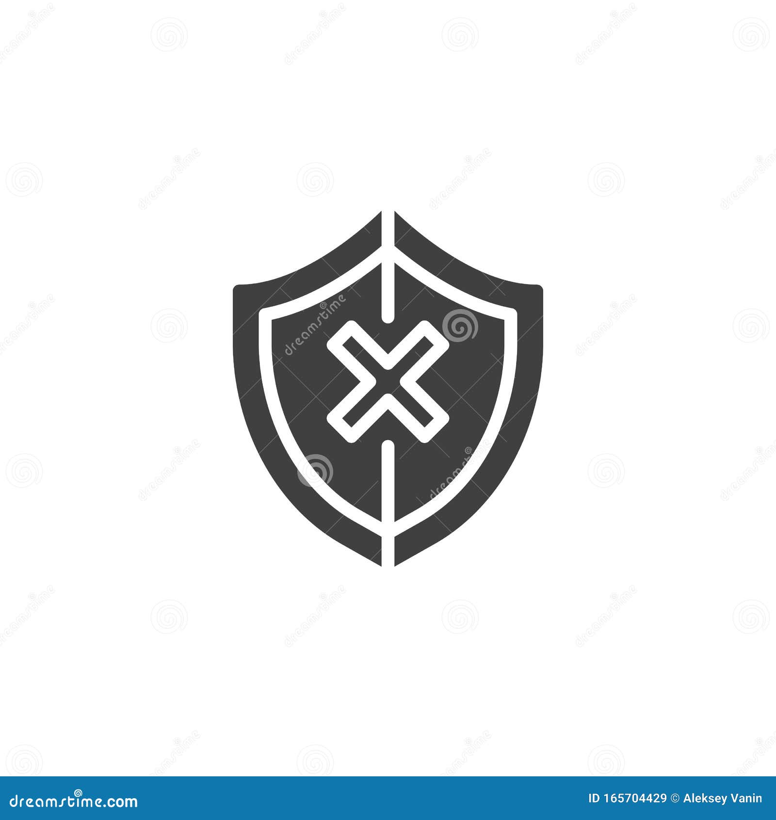 Insecure Vector Icon On White Background Flat Vector Insecure Icon