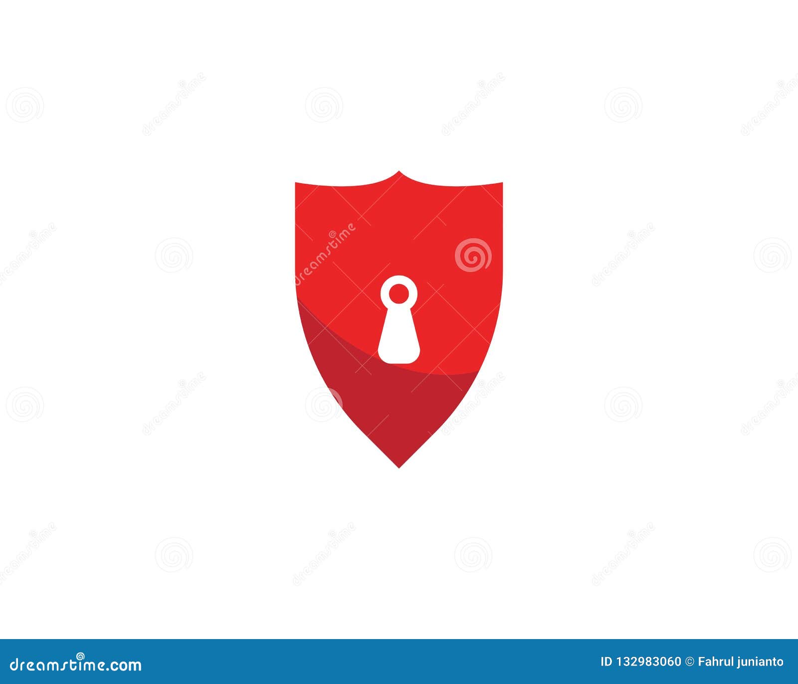 Shield key logo template stock vector. Illustration of isolated - 132983060