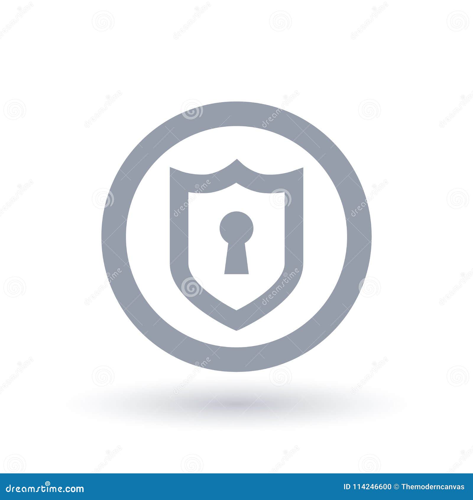 Keyhole Icon. Lock Sign. Log In And Log Out Symbol. Security And ...