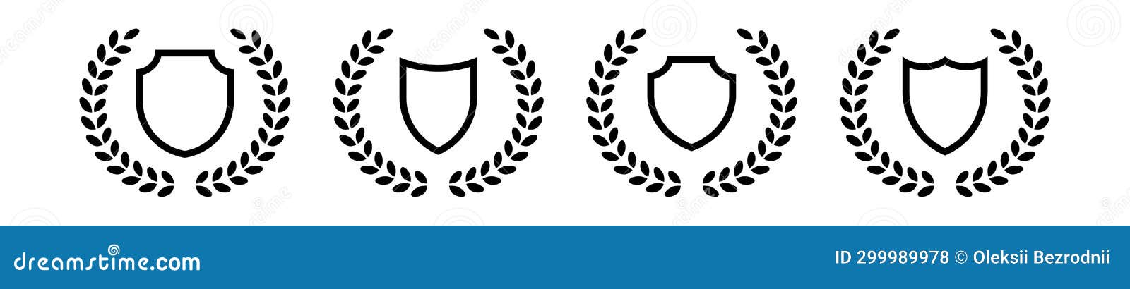 Laurel Wheat Icon. Olympus Winner Wreath. Award Wreath For Cinema ...