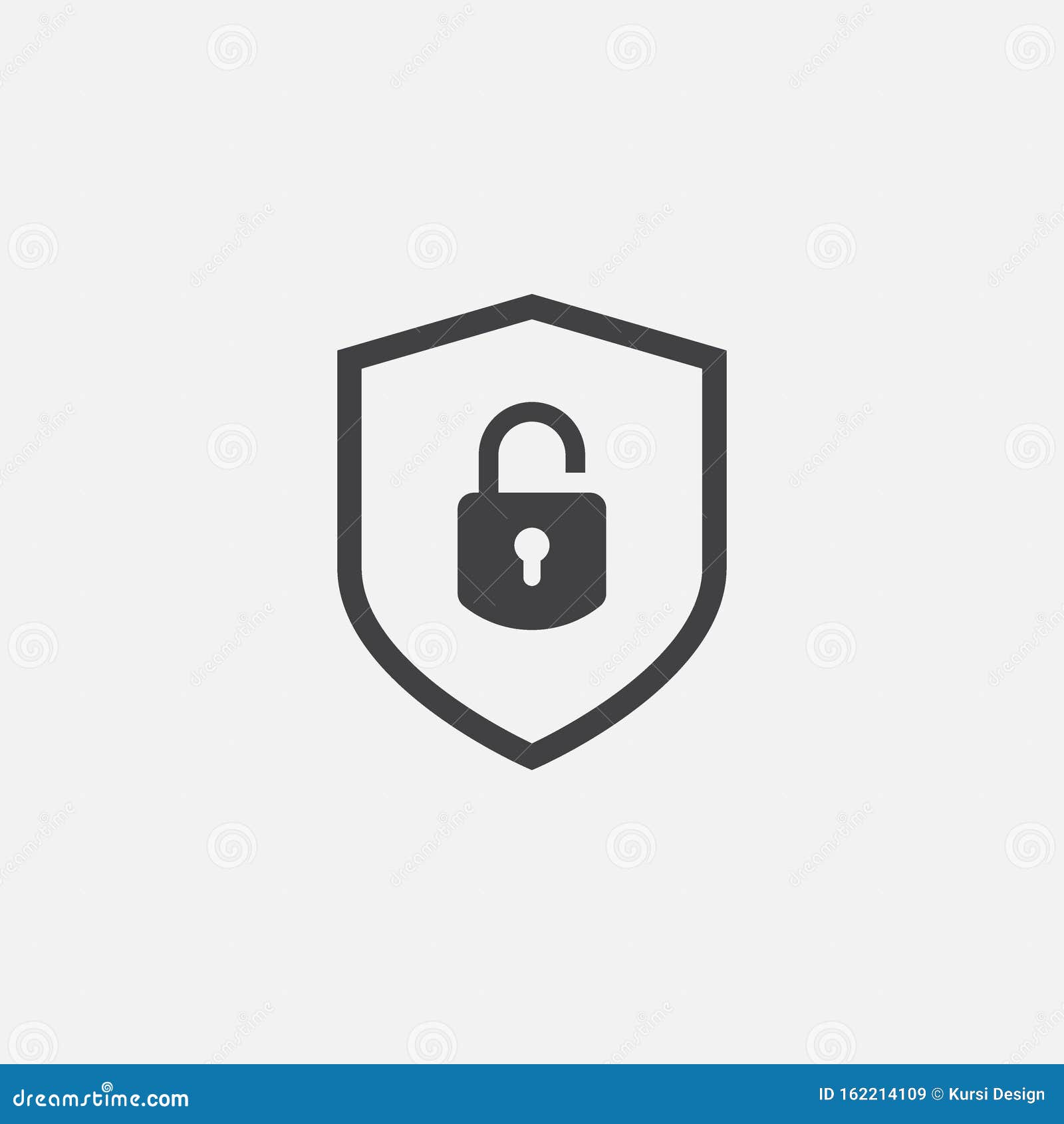 Shield and Lock Icon Vector Logo Template, Protect Logo Stock ...