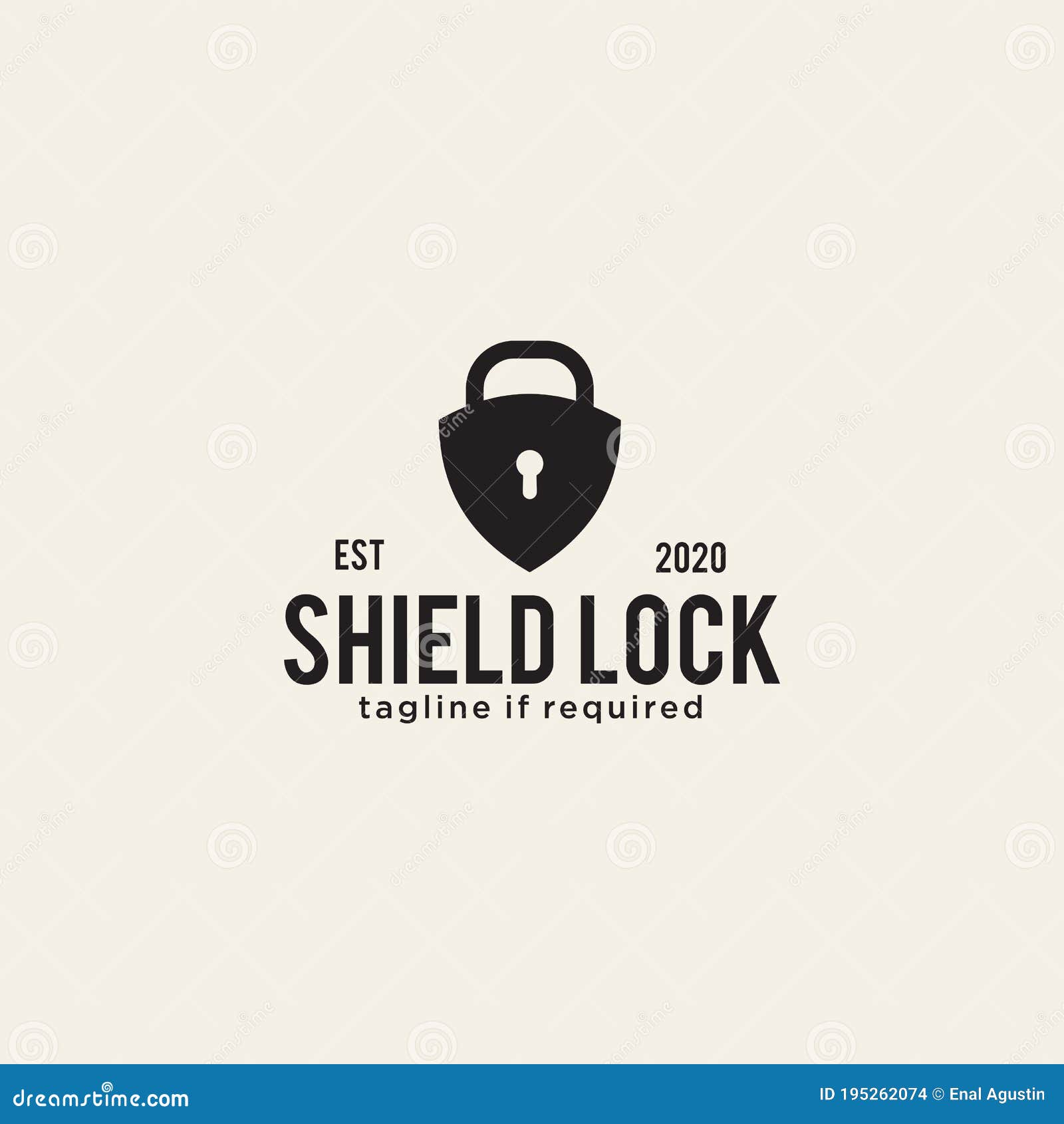Shield Lock Logo Design Template Stock Vector - Illustration of privacy ...