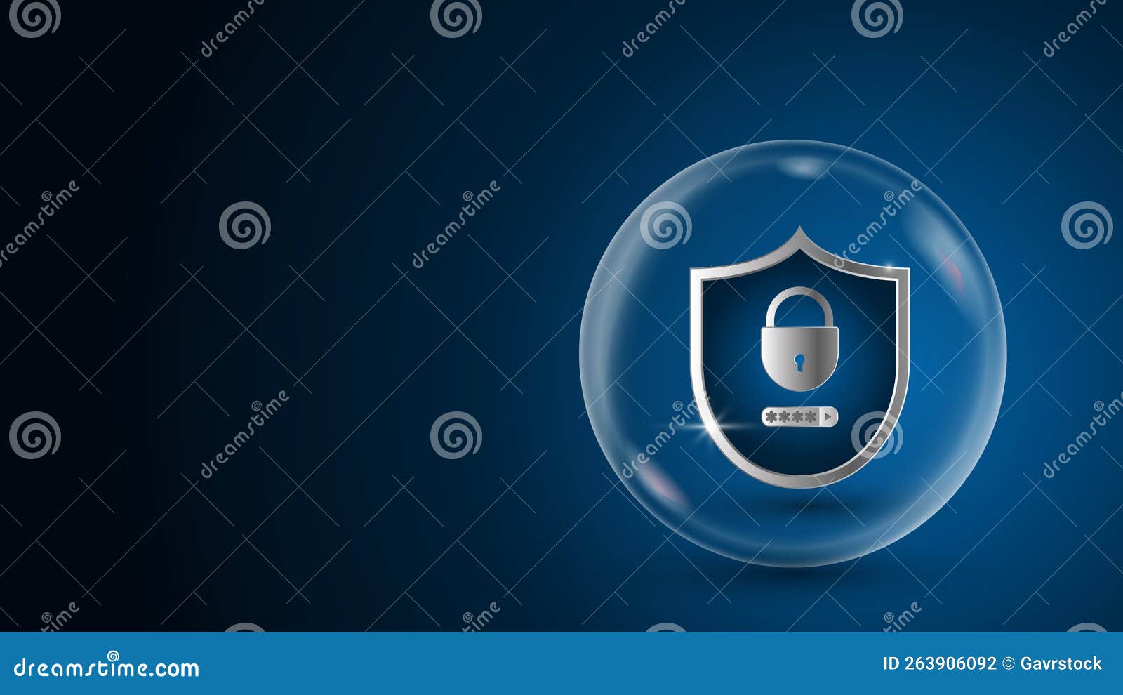 Shield and Lock are Protected by a Protective Glass Sphere. Password ...
