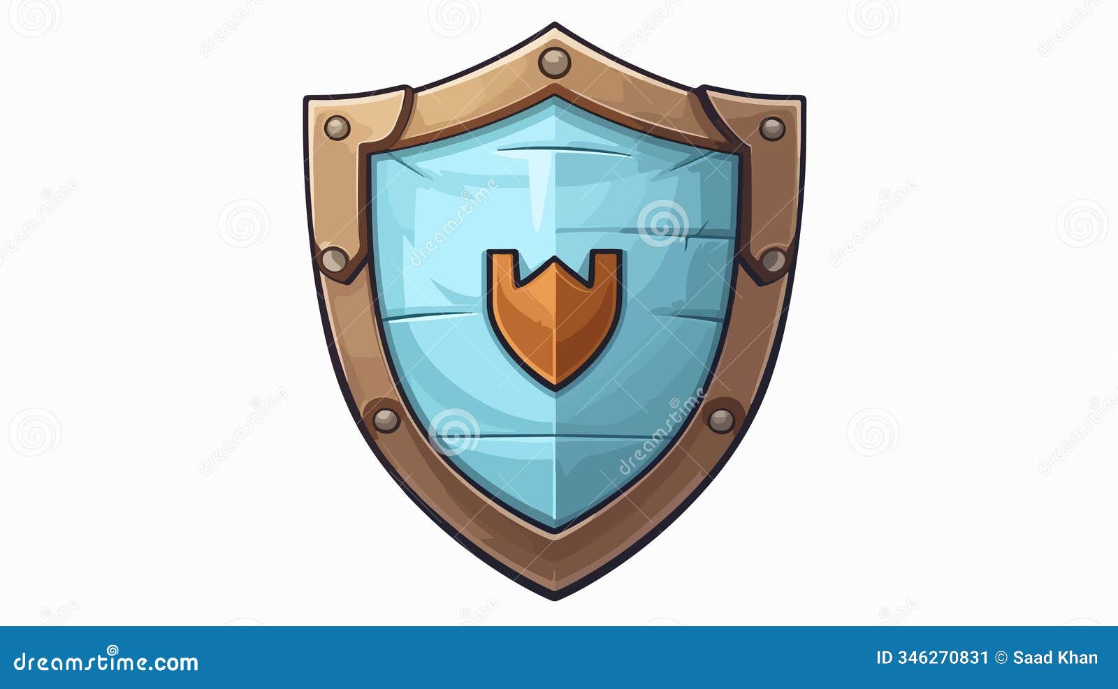 Shield and Lock Vector Icon Cartoon Vector Illustration Stock ...