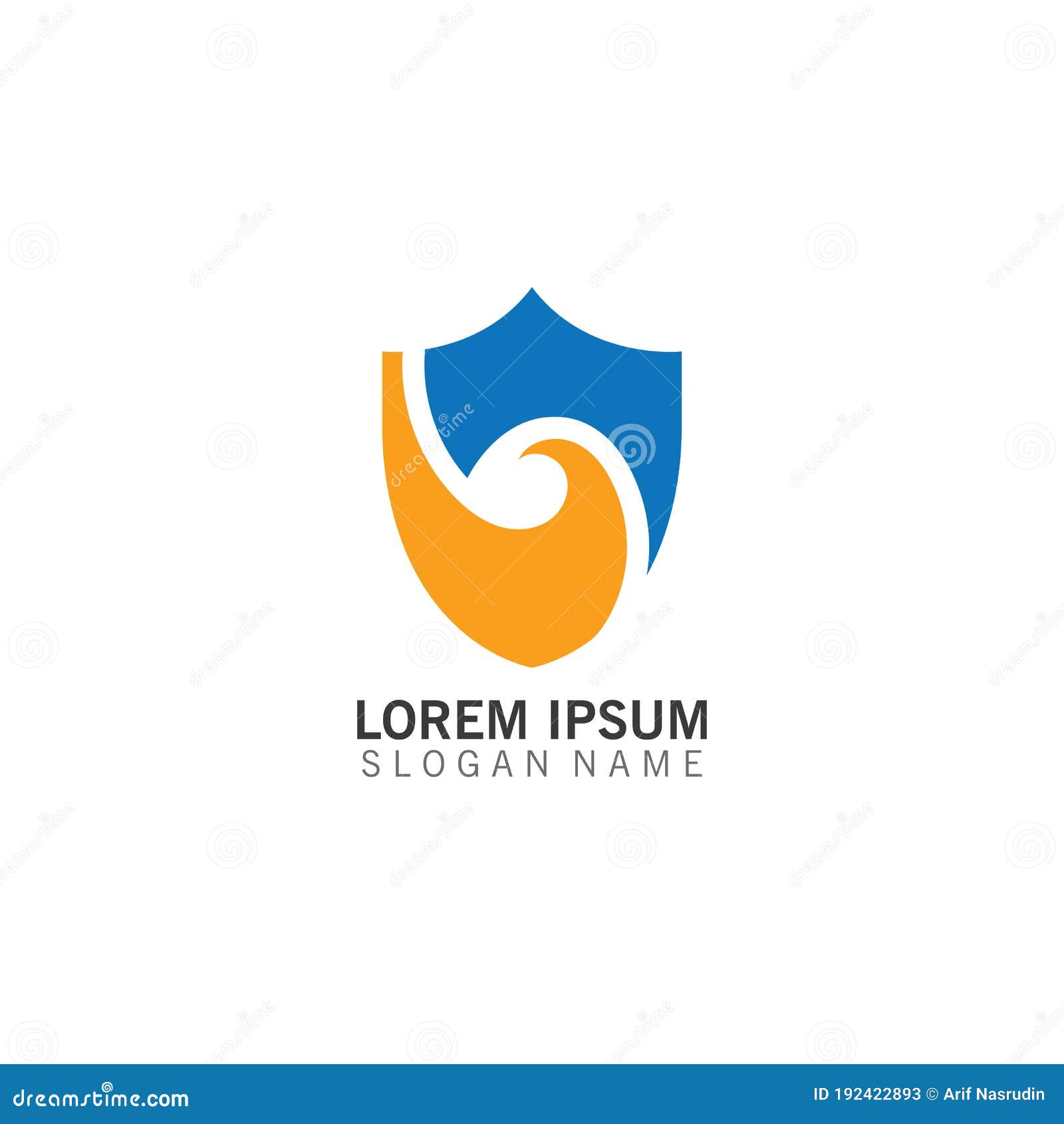 Shield Logo Creative Design Business Template Vector Stock Illustration ...