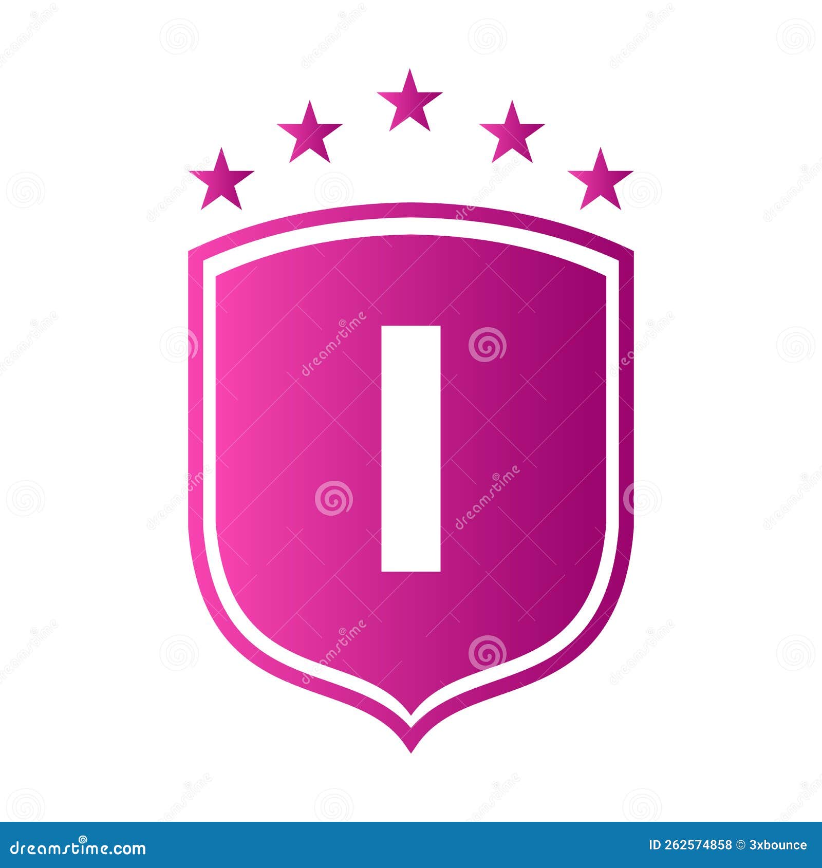 Shield Logo on Letter I Vector. Letter I Shield Security Logo ...