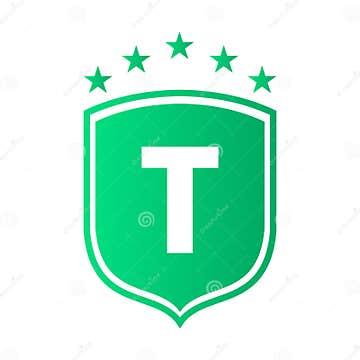 Shield Logo on Letter T Vector. Letter T Shield Security Logo ...