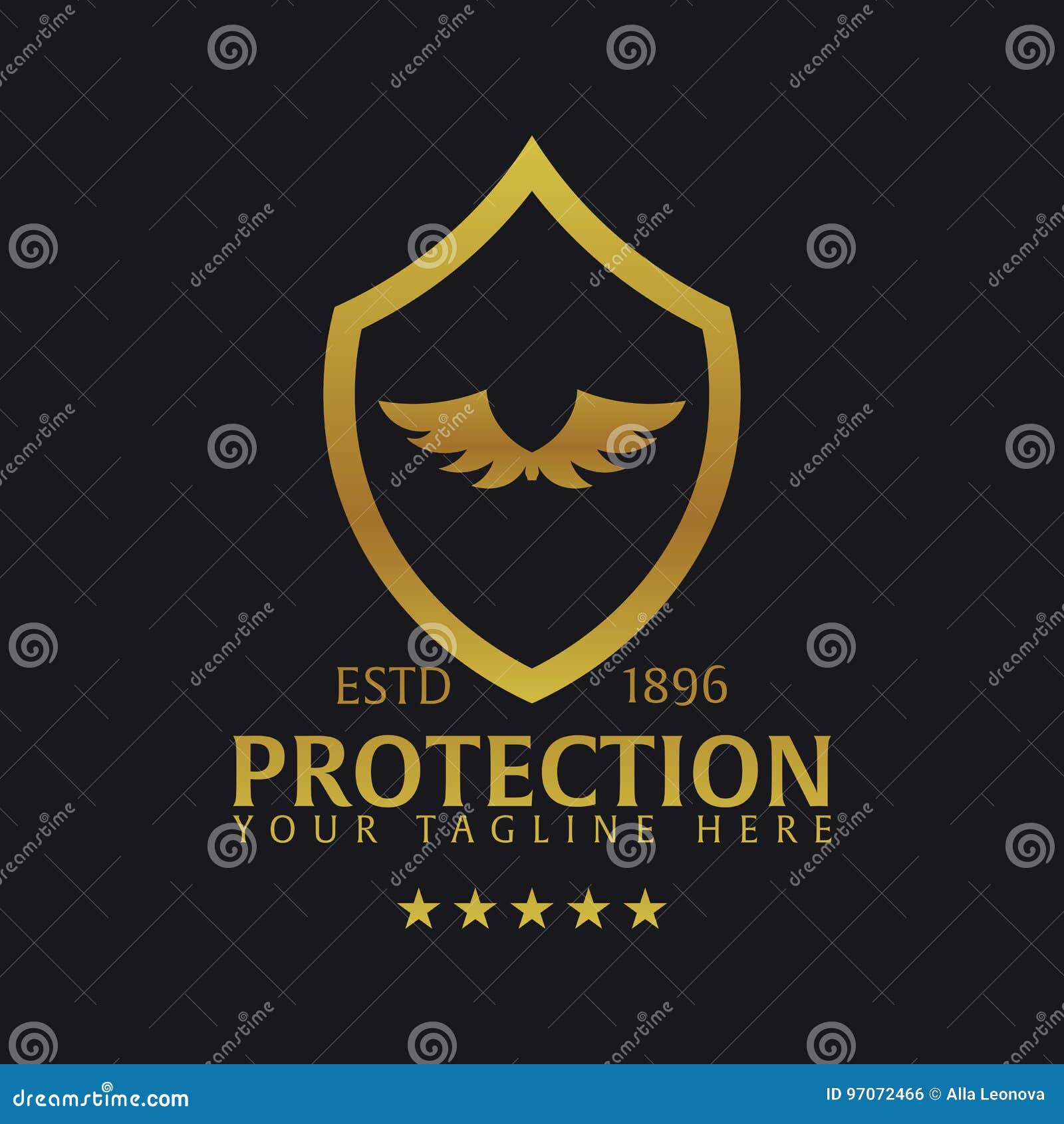 Shield Logo. Protection Company. Security. Guardian. Vector ...