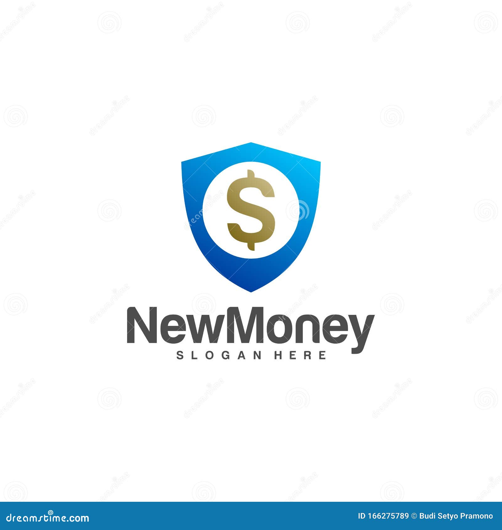 Shield Money Logo Design Concept Vector, Simple Money Shield Logo ...