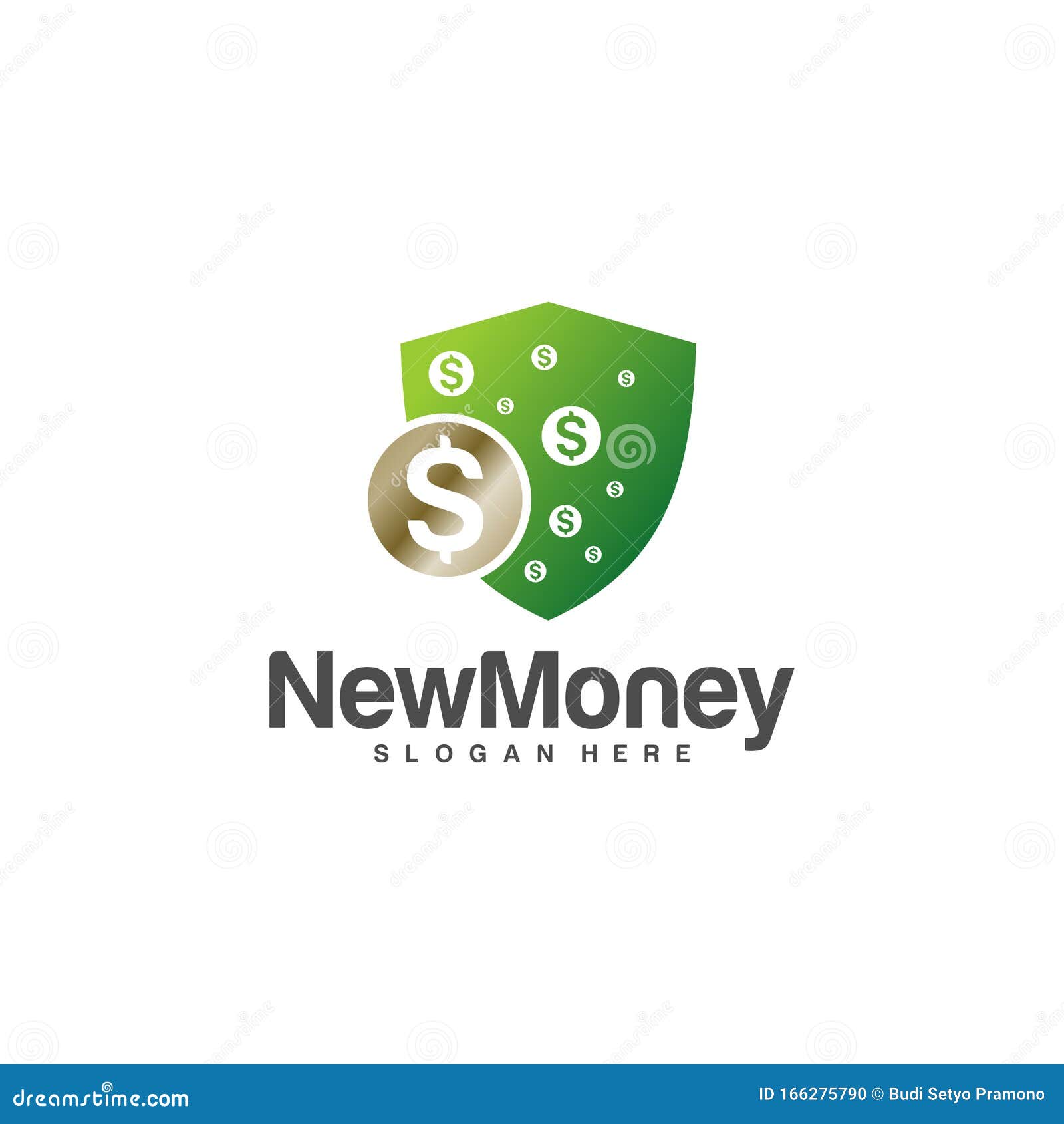 Shield Money Logo Design Concept Vector, Simple Money Shield Logo ...