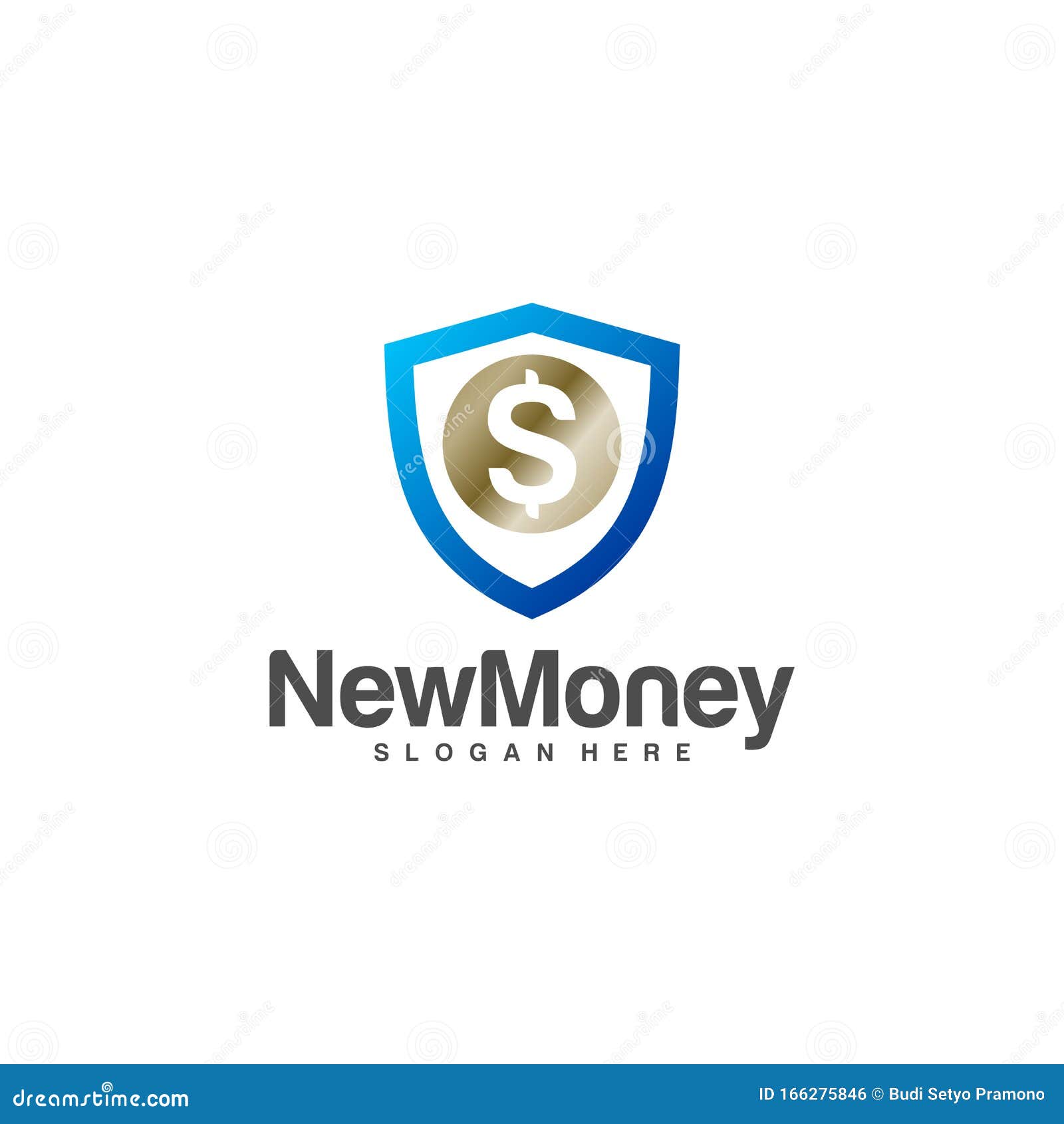 Shield Money Logo Design Concept Vector, Simple Money Shield Logo ...