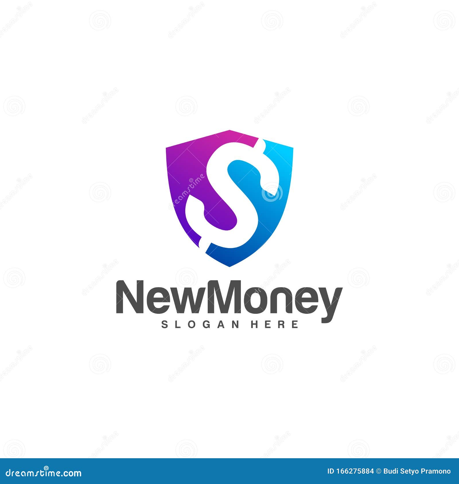 Shield Money Logo Design Concept Vector, Simple Money Shield Logo ...
