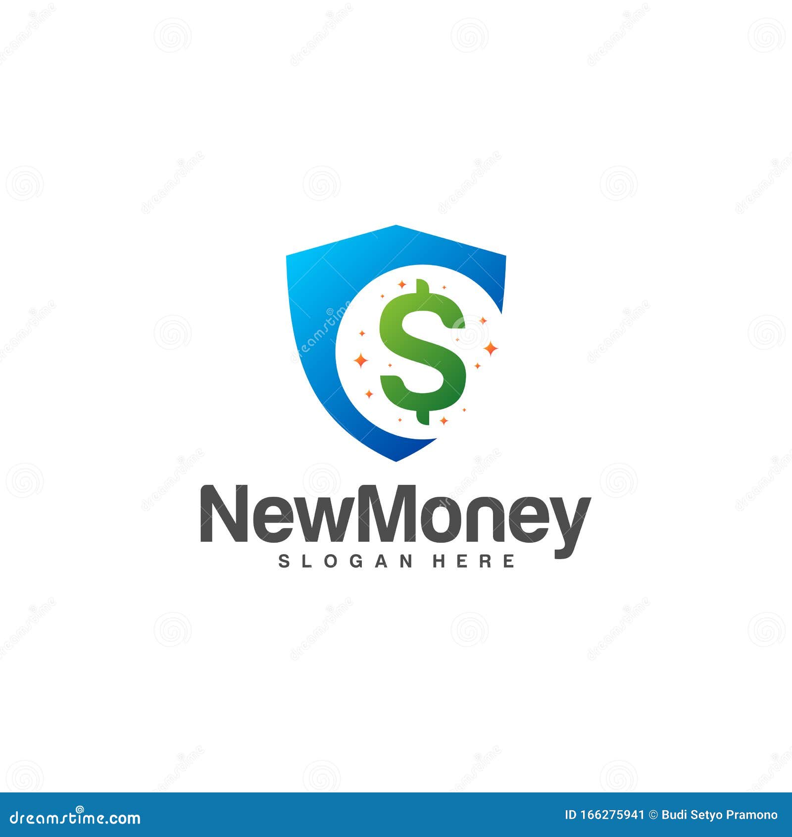 Shield Money Logo Design Concept Vector, Simple Money Shield Logo ...