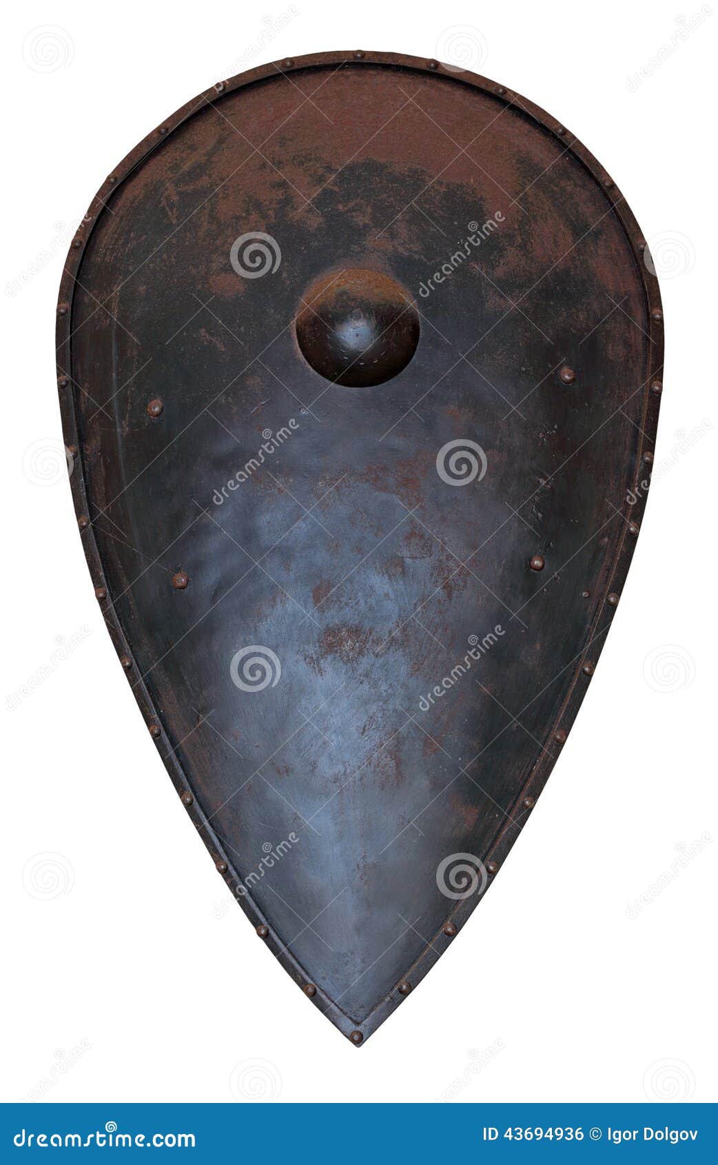 Shield stock photo. Image of rusty, isolated, antiquarian - 43694936