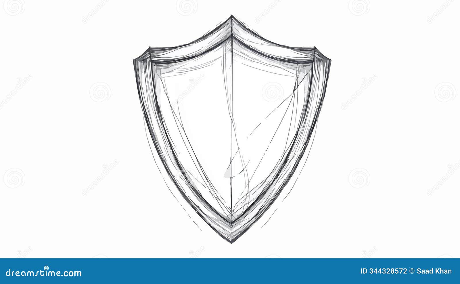 Shield of One Continuous Line Drawing - Security Symbol Stock ...