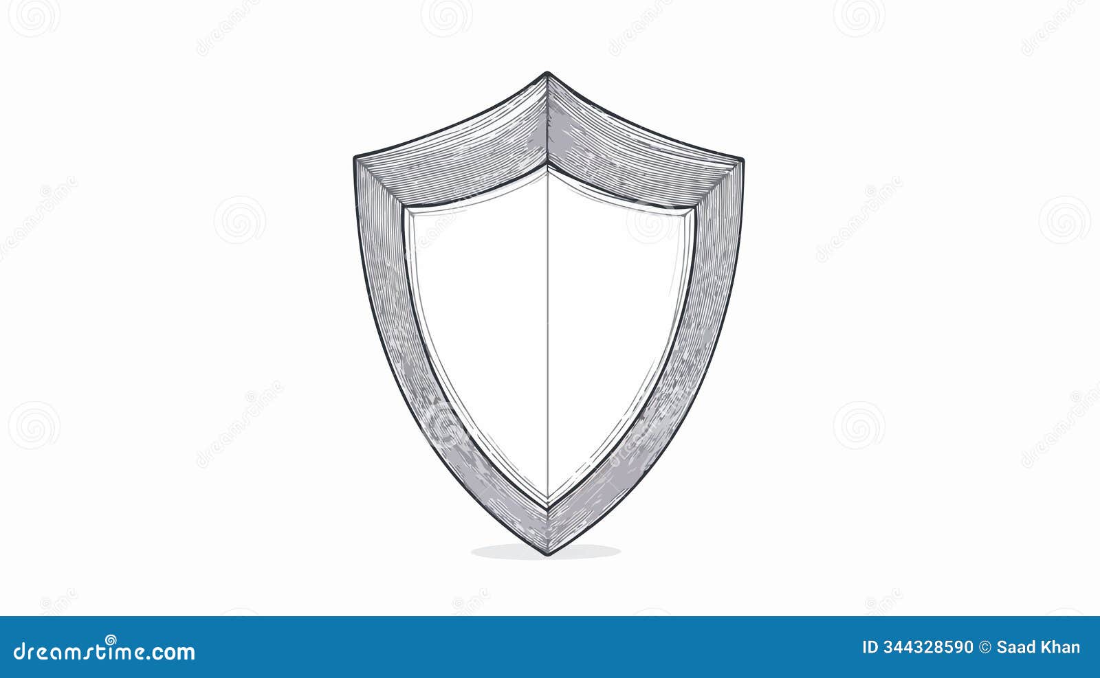Shield of One Continuous Line Drawing - Security Symbol Stock ...