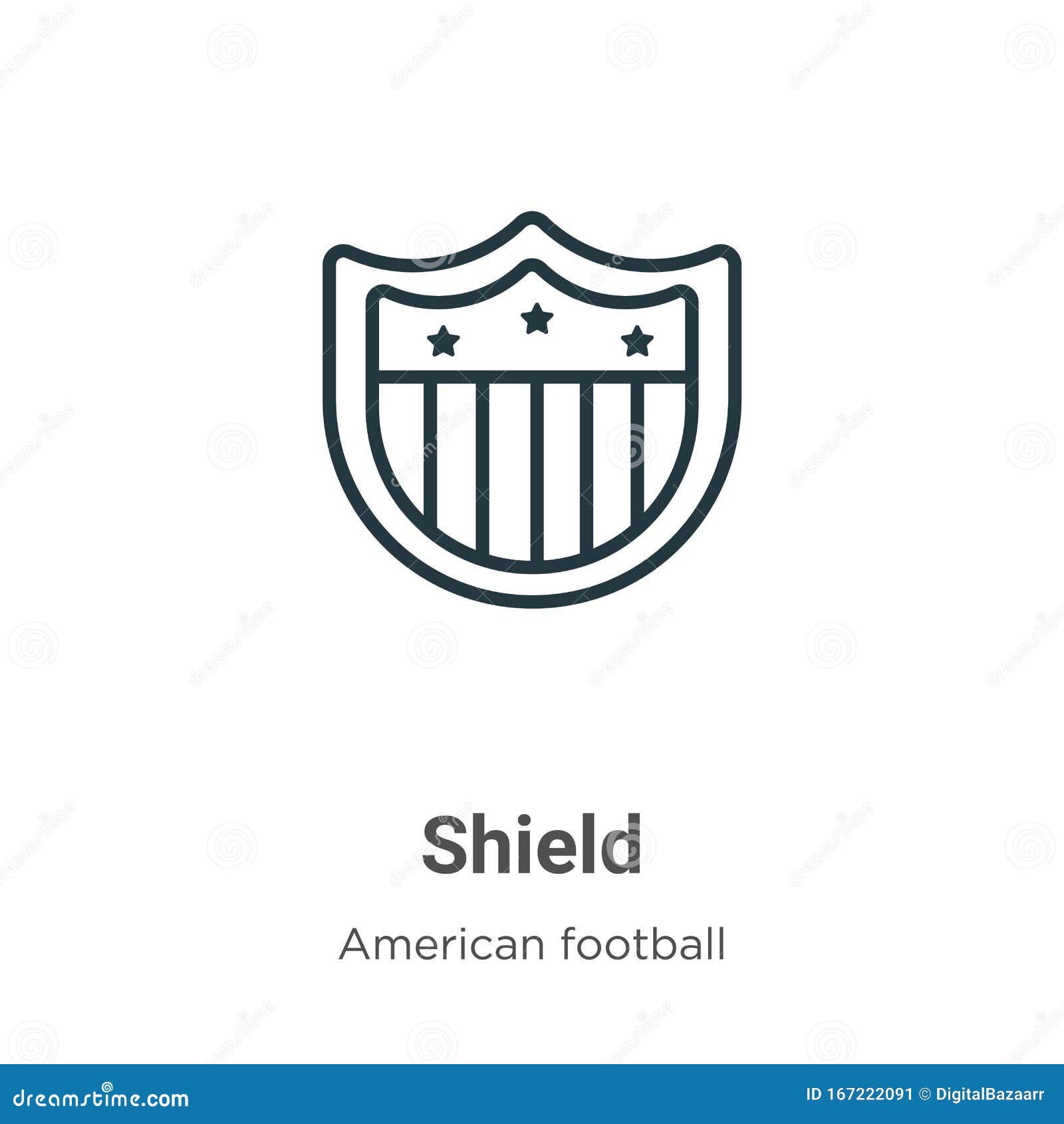 Shield Outline Vector Icon Thin Line Black Shield Icon, Flat Vector ...