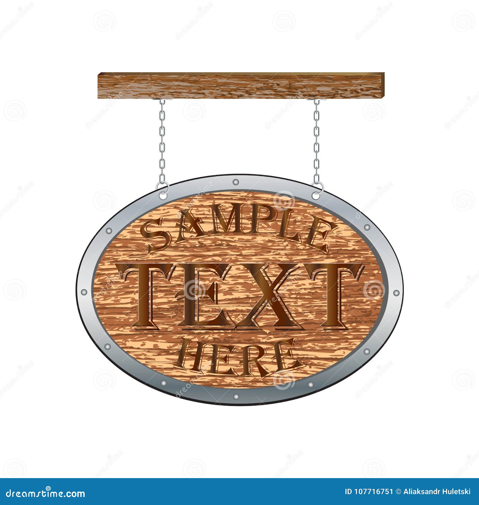 Shield_oval_signboard ilustración del vector. Ilustración de camino ...