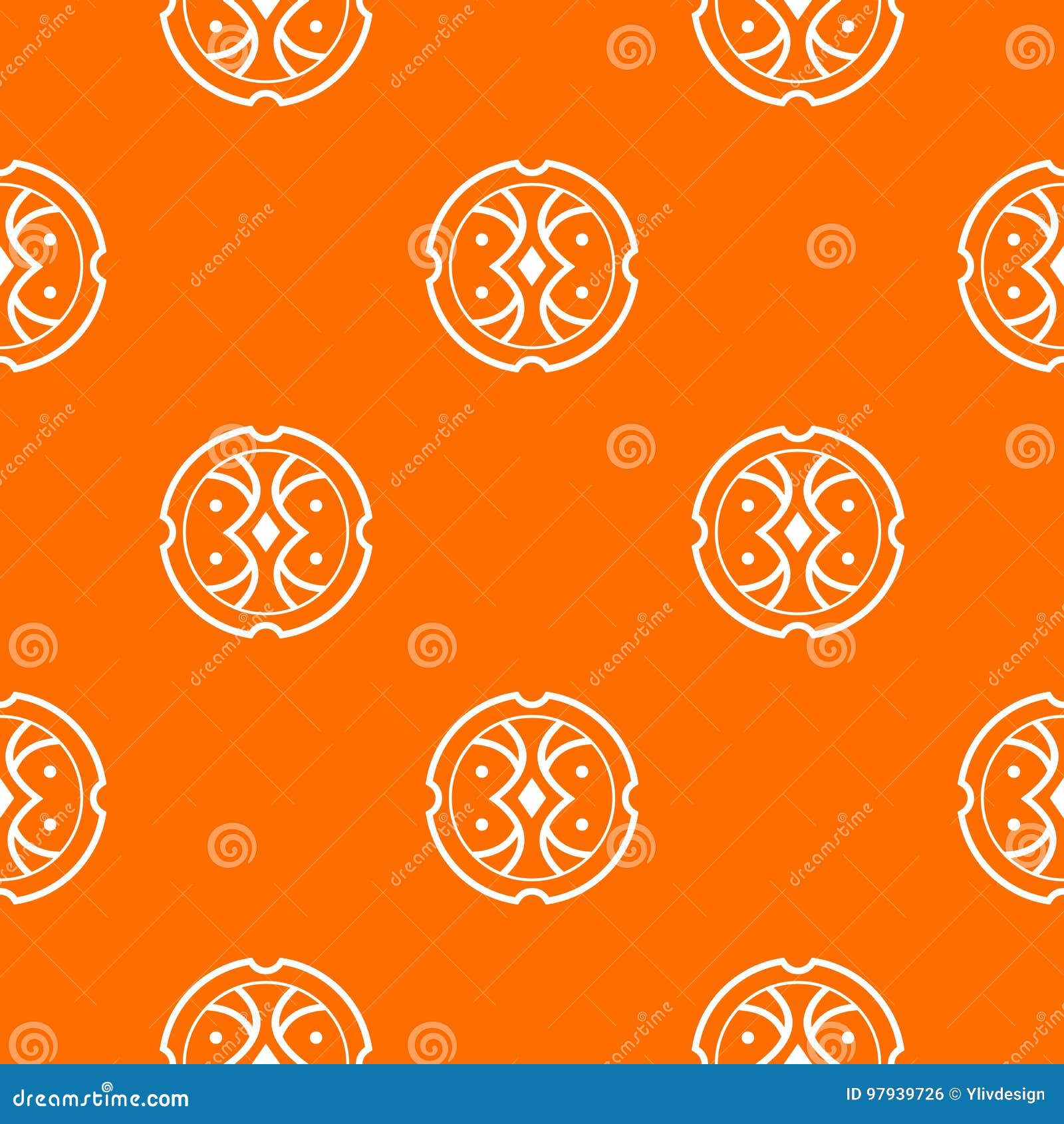 Shield pattern seamless stock vector. Illustration of equipment - 97939726