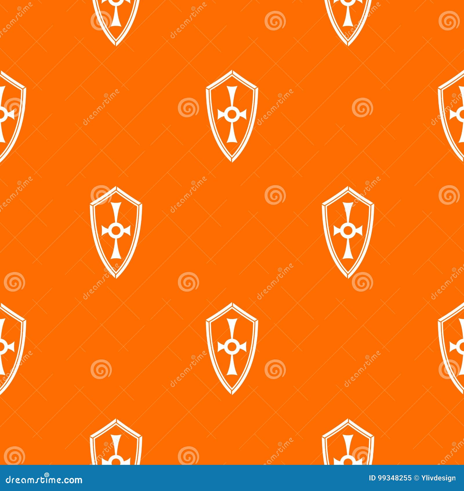 Shield pattern seamless stock vector. Illustration of fight - 99348255