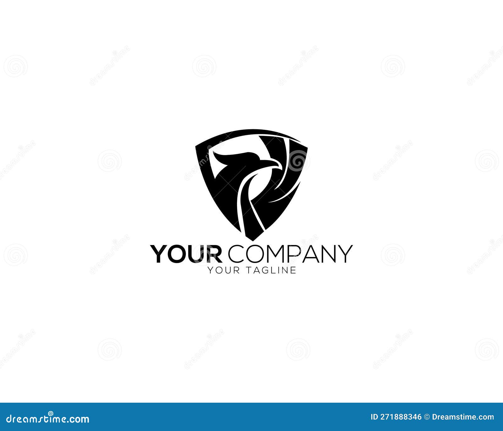 Shield Phoenix and Eagle Fly with Eagle Rising Wings Logo Stock Vector ...