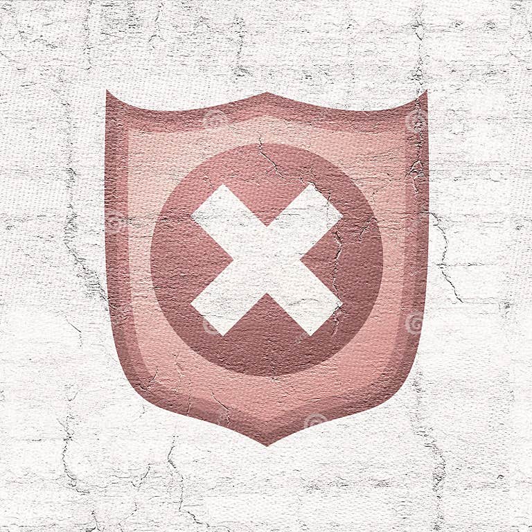 Shield protect emblem stock illustration. Illustration of safety - 96459744