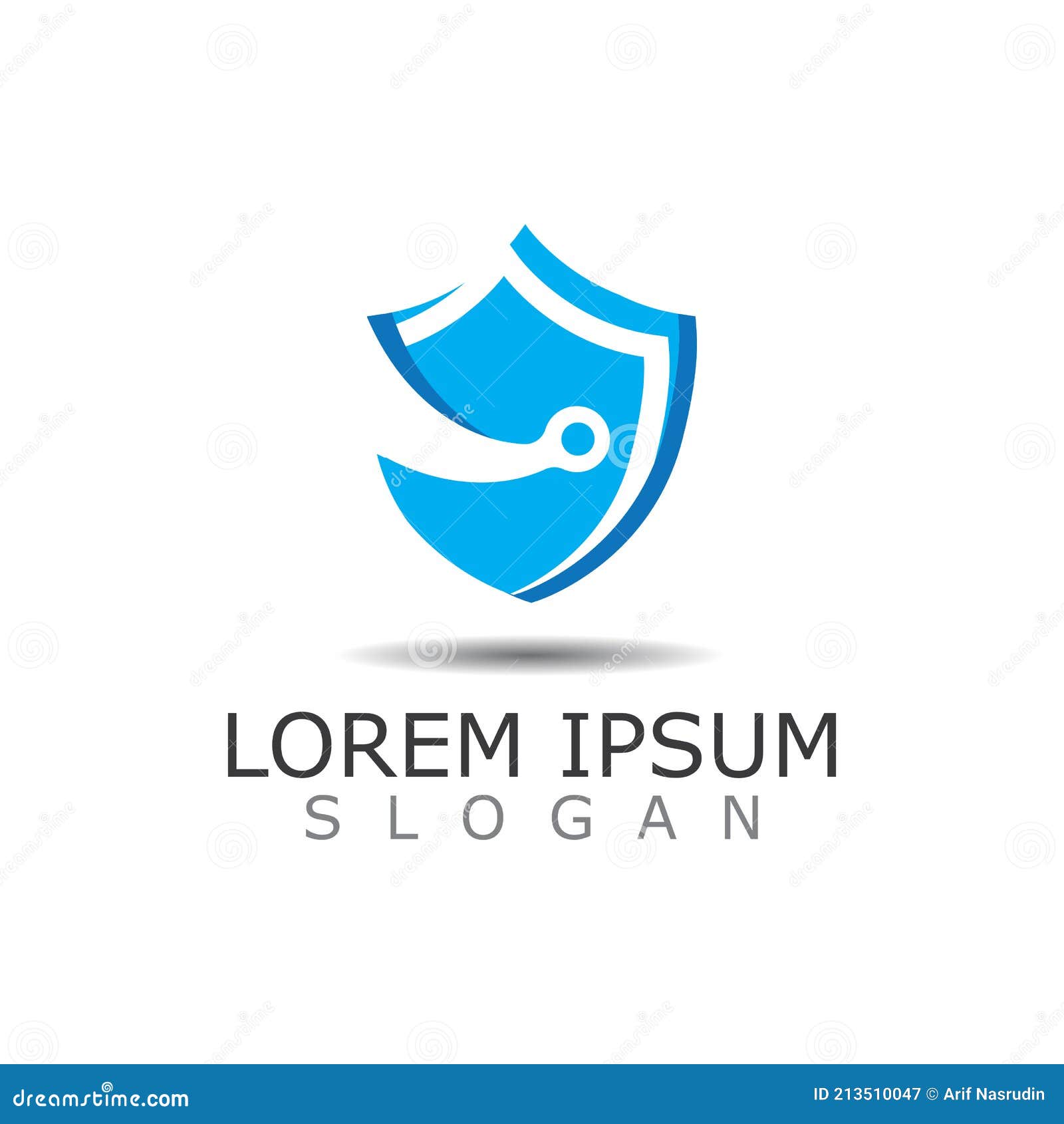 Shield Protect with Technology Logo Design Ispiration Template Vector ...