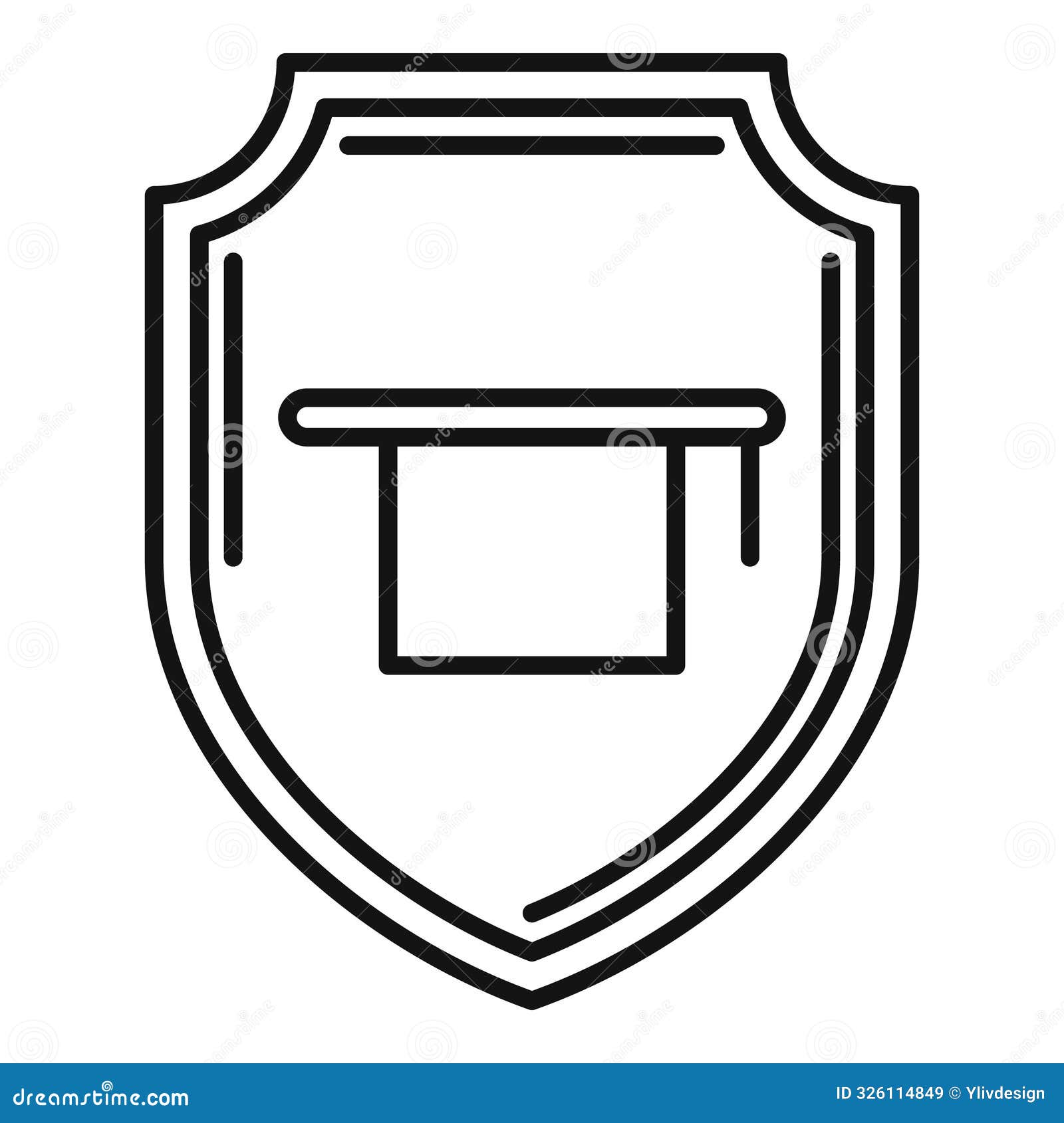 Shield Protecting Graduation Cap Icon, Education Protection Symbol ...