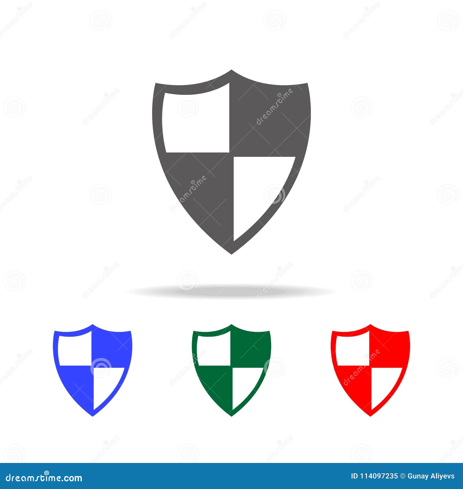 Shield Protection Icon. Elements of Cyber Security Multi Colored Icons ...