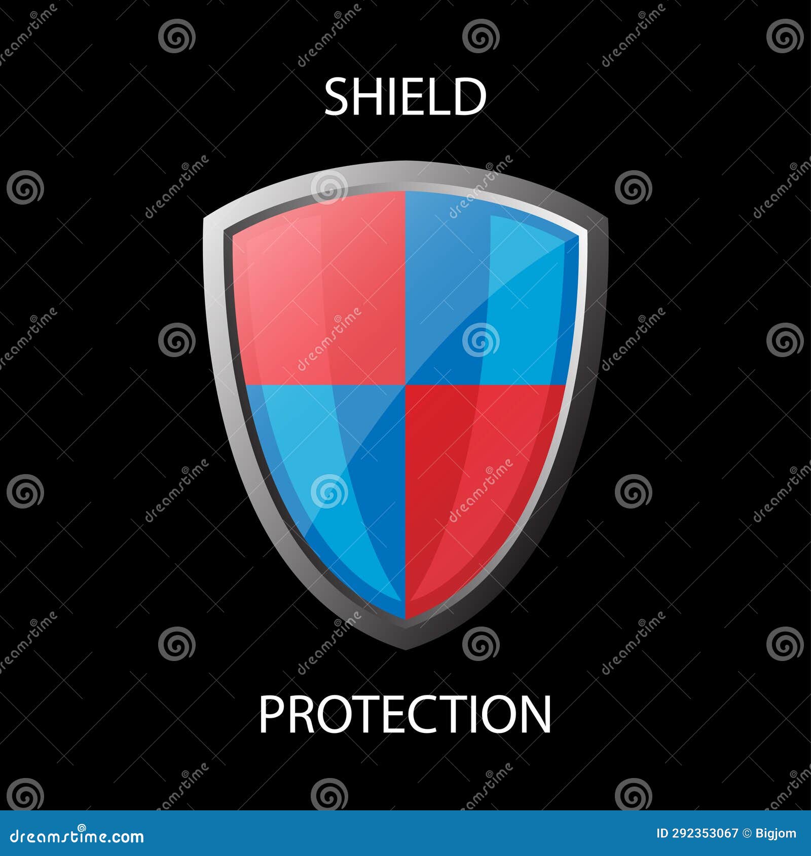 Shield Protection Icon. Shield Protection Logo Stock Illustration ...