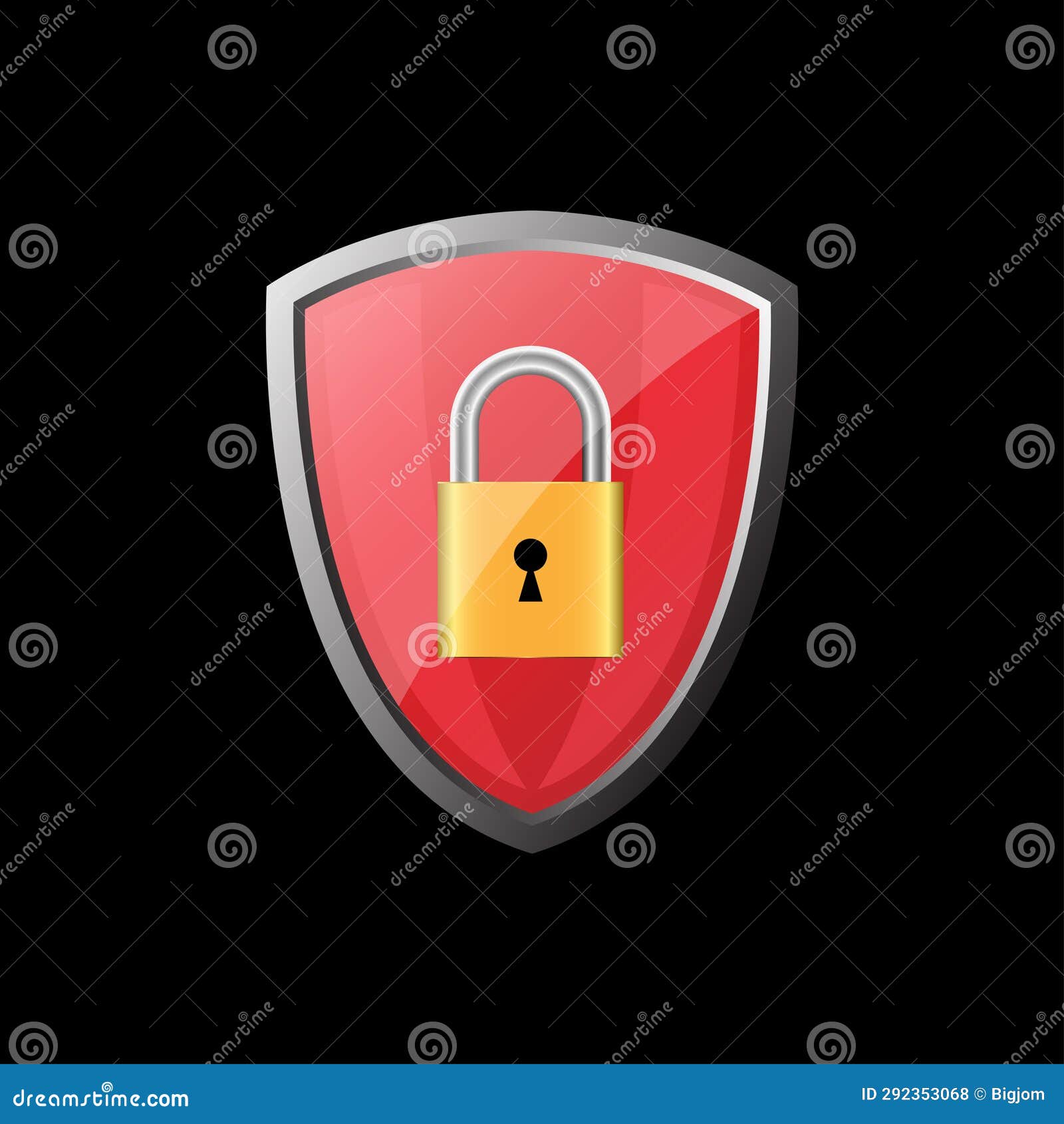 Shield Protection Icon. Shield Security Icon Stock Illustration ...