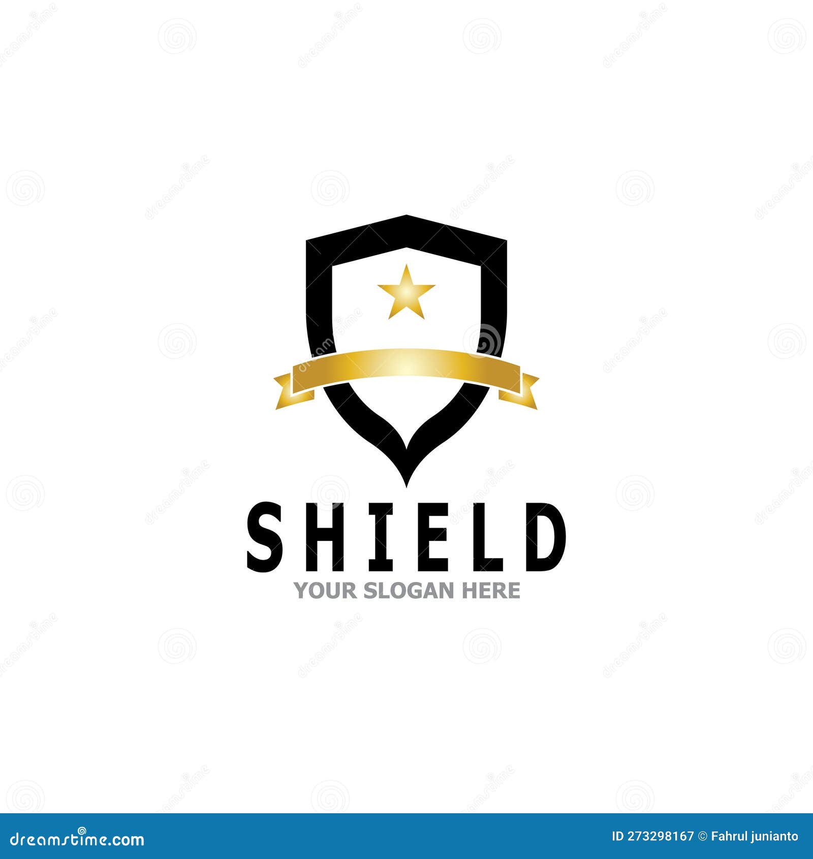 Shield Protection Logo Vector Illustration Stock Vector - Illustration ...