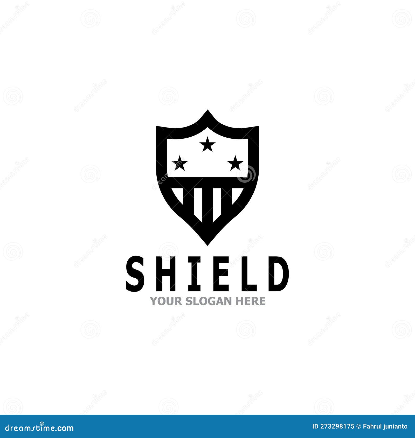 Shield Protection Logo Vector Illustration Stock Illustration ...