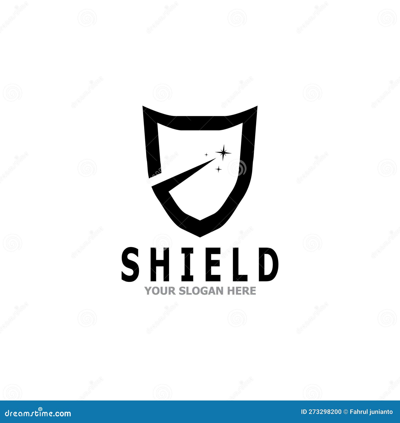 Shield Protection Logo Vector Illustration Stock Illustration ...