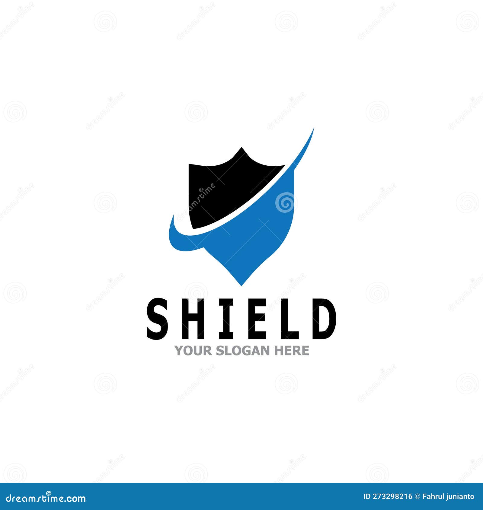 Shield Protection Logo Vector Illustration Stock Illustration ...
