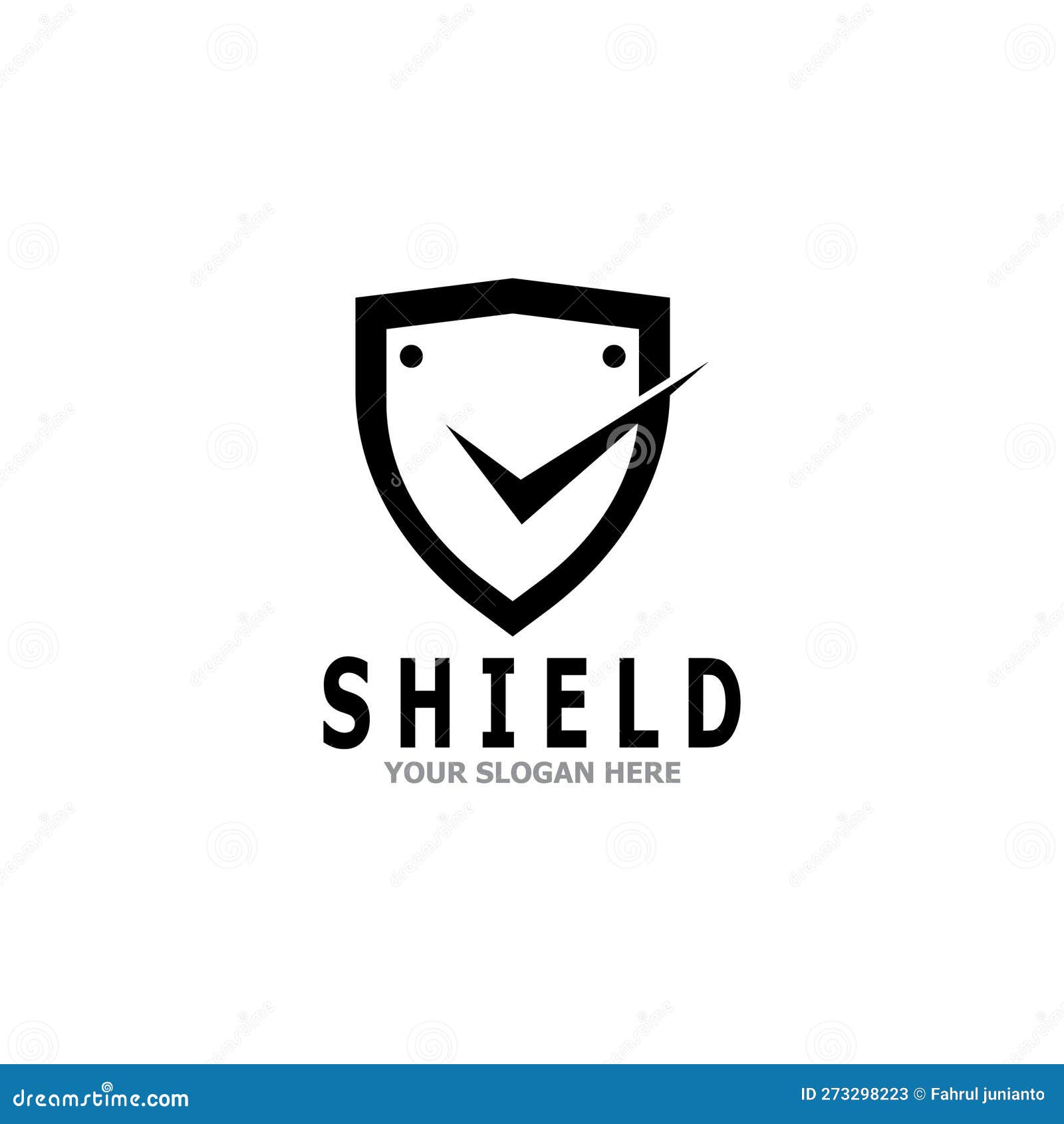 Shield Protection Logo Vector Illustration Stock Illustration ...