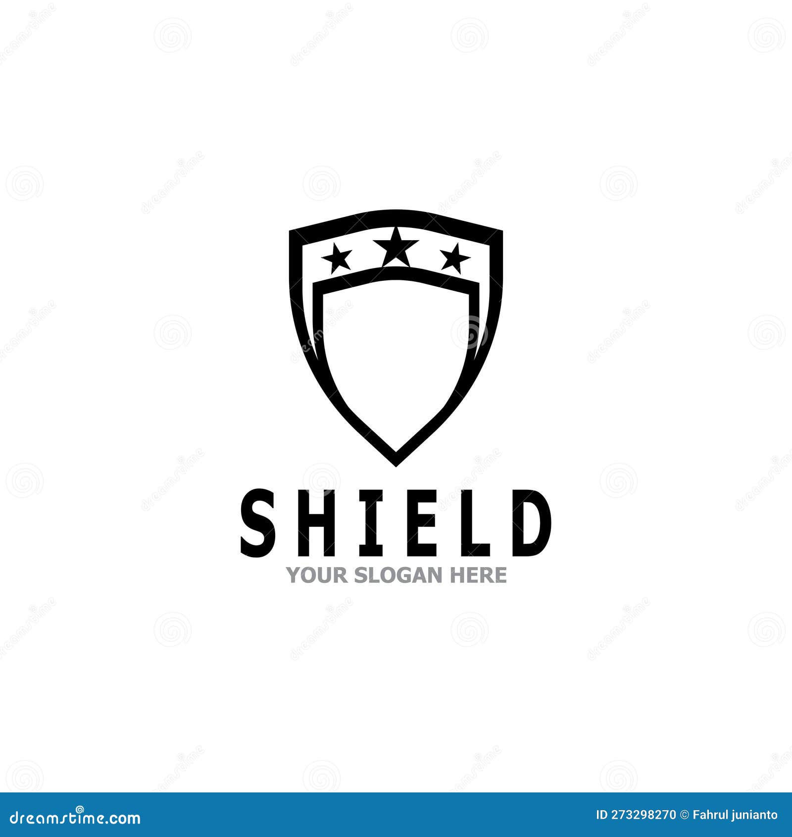 Shield Protection Logo Vector Illustration Stock Illustration ...