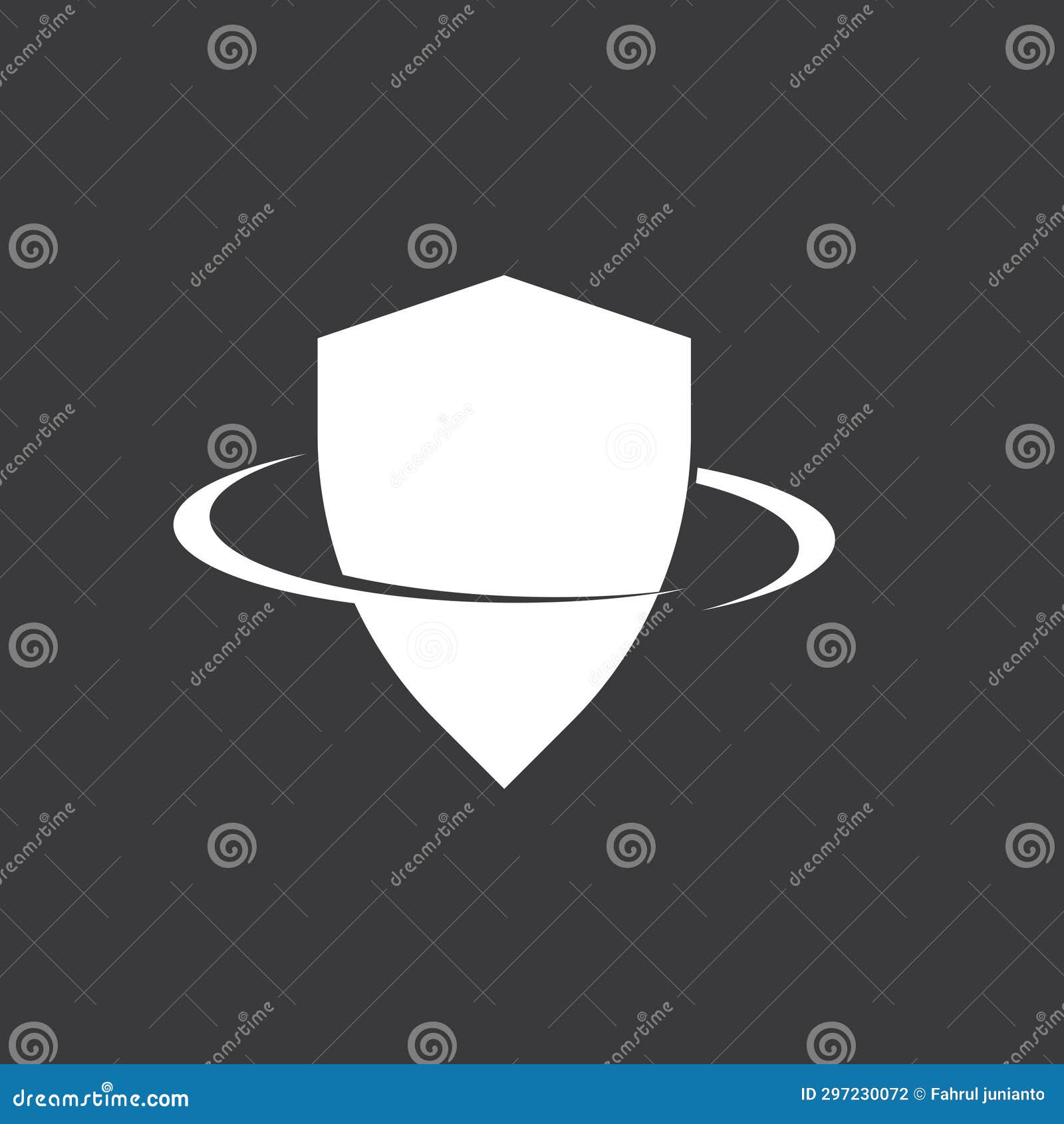 Shield Protection Logo Vector Illustration Stock Vector - Illustration ...