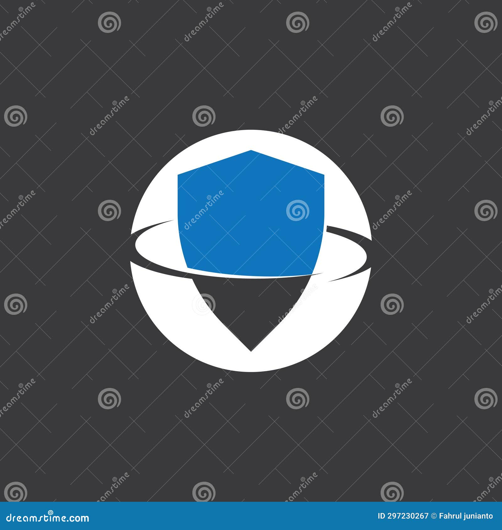 Shield Protection Logo Vector Illustration Stock Vector - Illustration ...