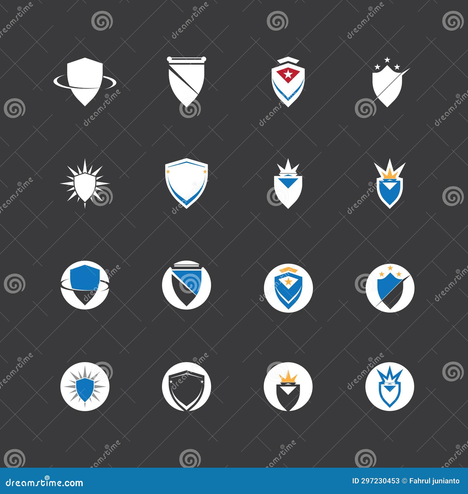 Shield Protection Logo Vector Illustration Stock Illustration ...