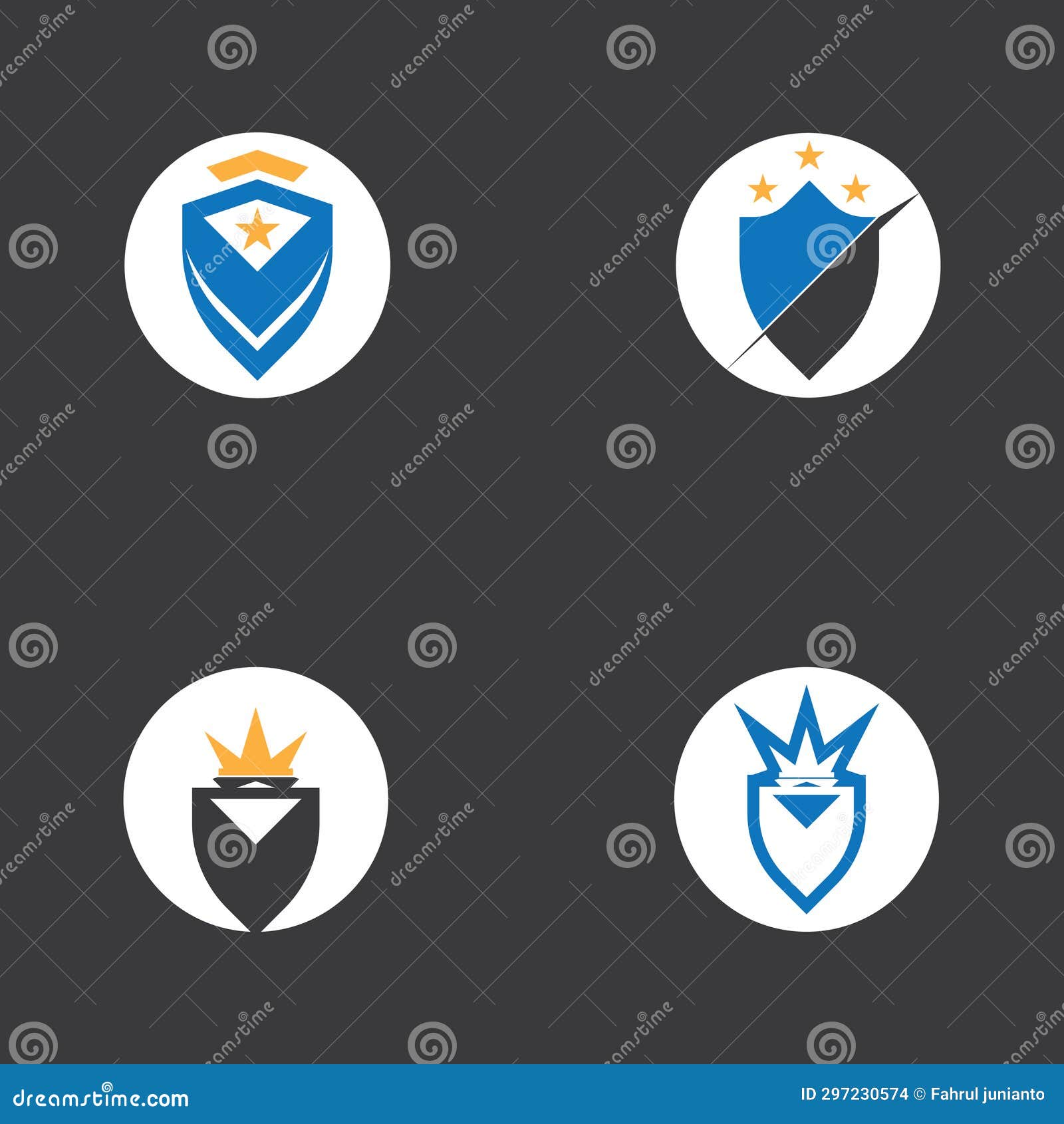 Shield Protection Logo Vector Illustration Stock Illustration ...