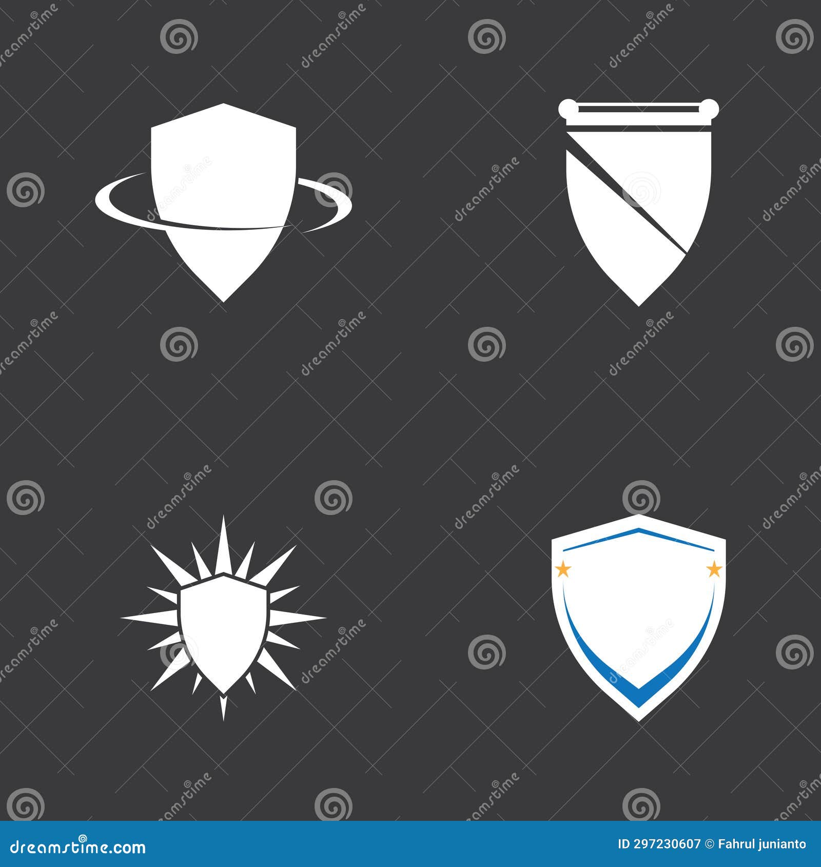Shield Protection Logo Vector Illustration Stock Illustration ...