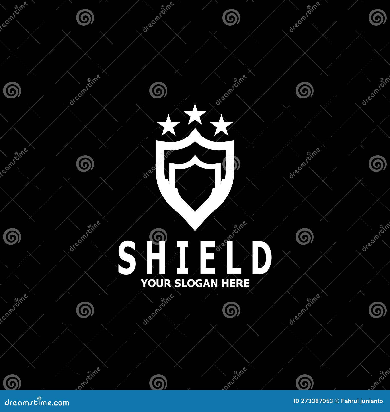 Shield Protection Logo Vector Illustration Stock Illustration ...