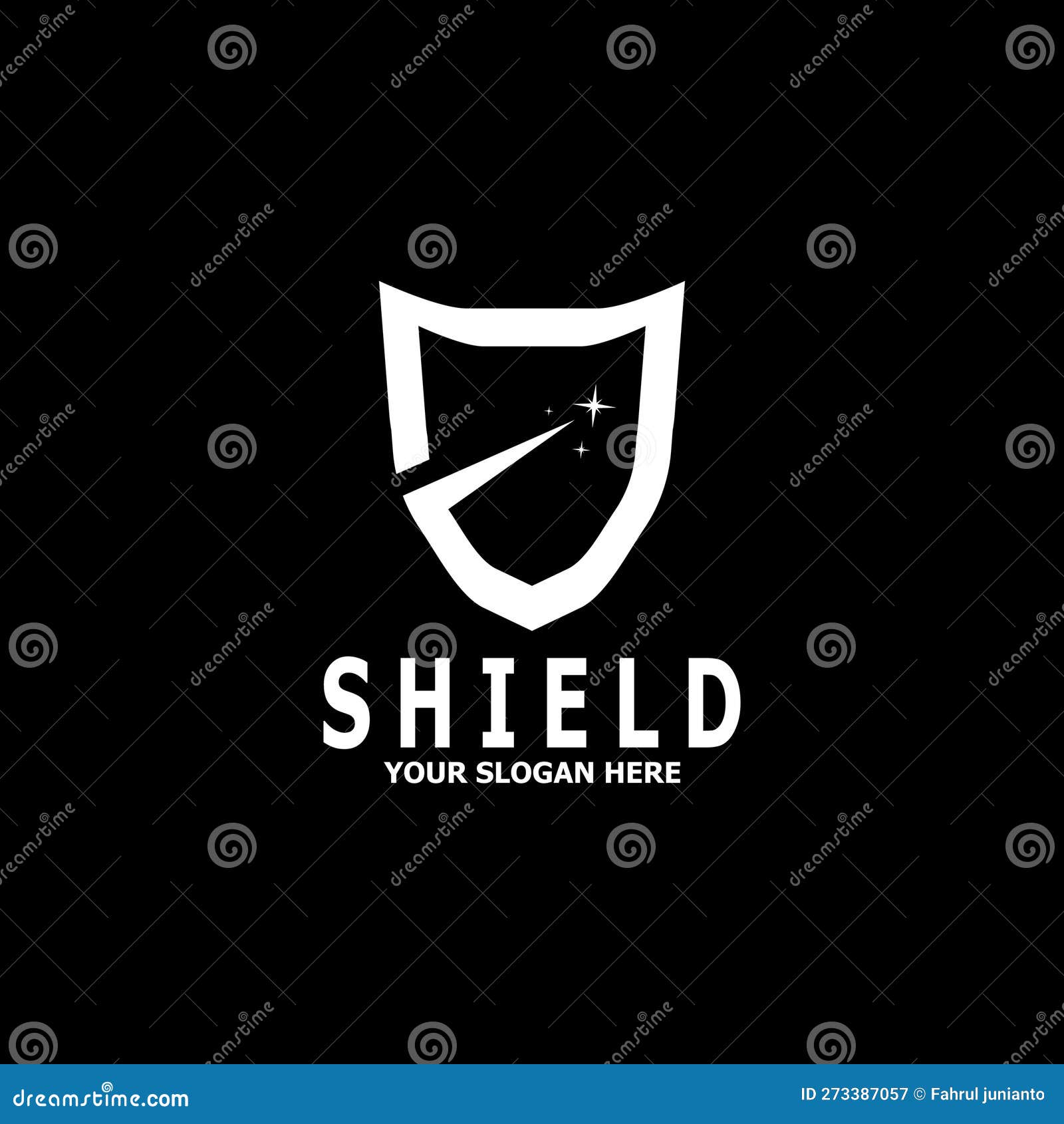 Shield Protection Logo Vector Illustration Stock Illustration ...