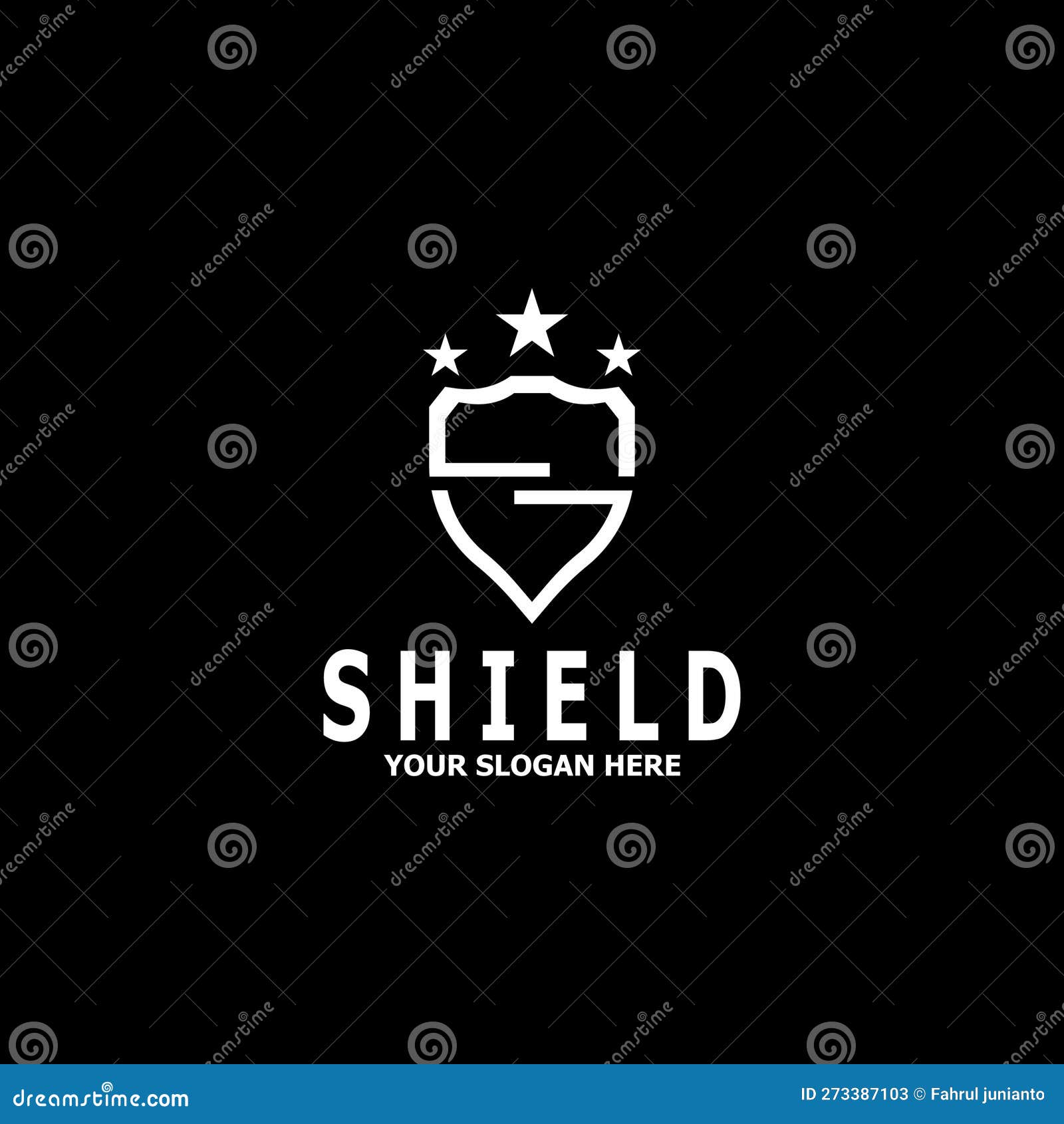 Shield Protection Logo Vector Illustration Stock Illustration ...