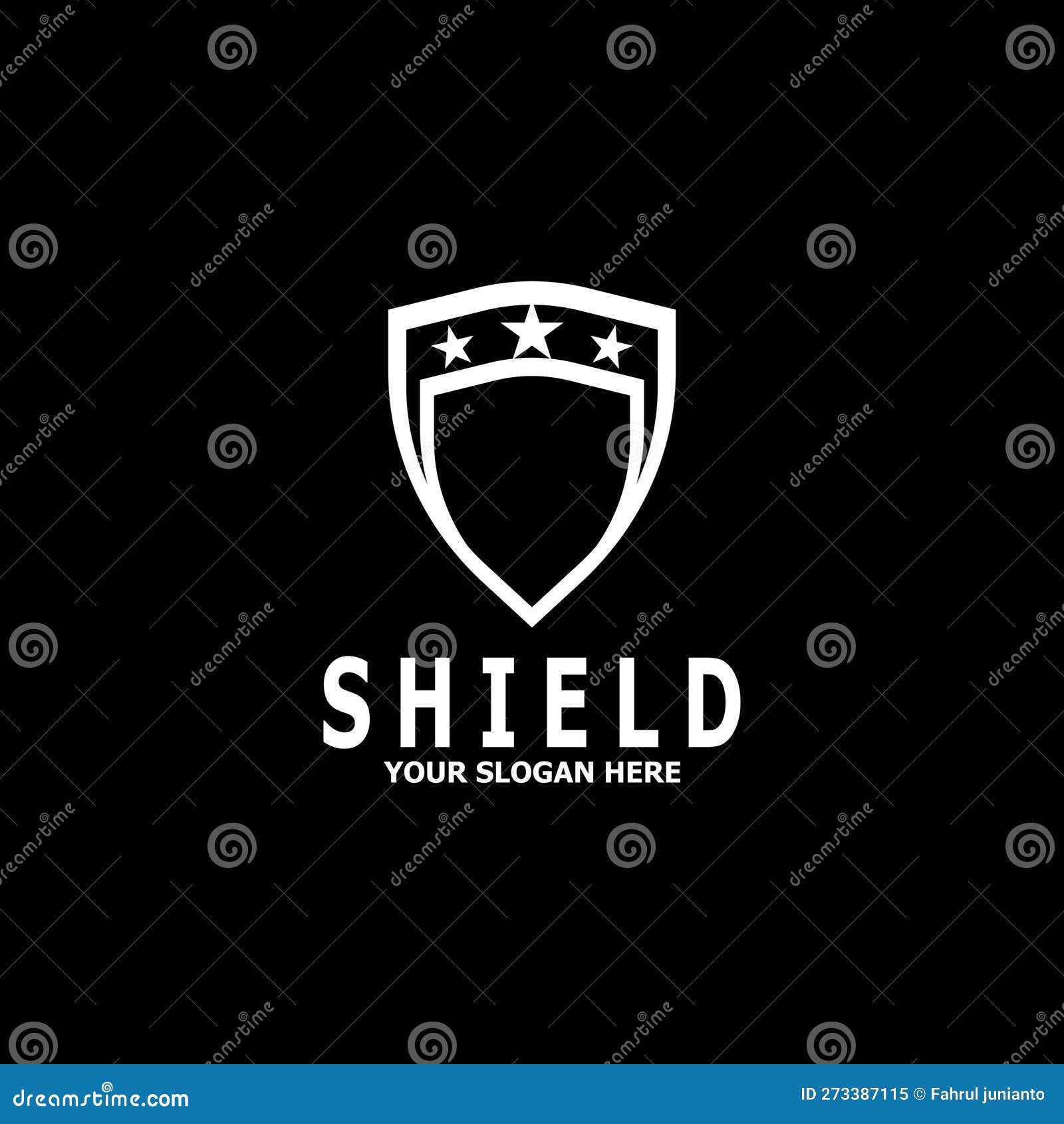 Shield Protection Logo Vector Illustration Stock Vector - Illustration ...
